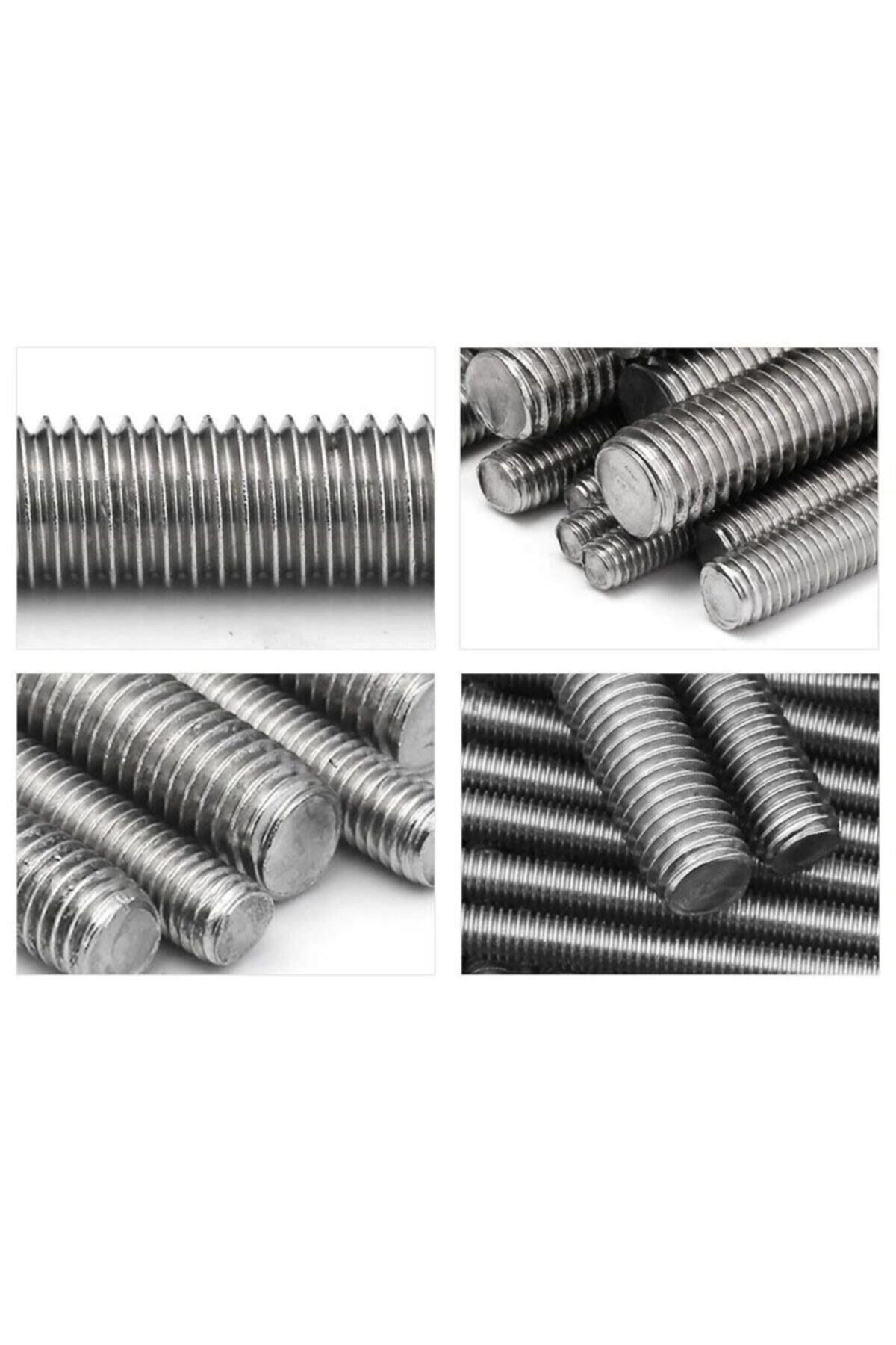 Badem10 (M6) 1 Metre Saplama Galvanizli Gijon Rot Tij Başsız Civata - Fiyatı, Yorumları