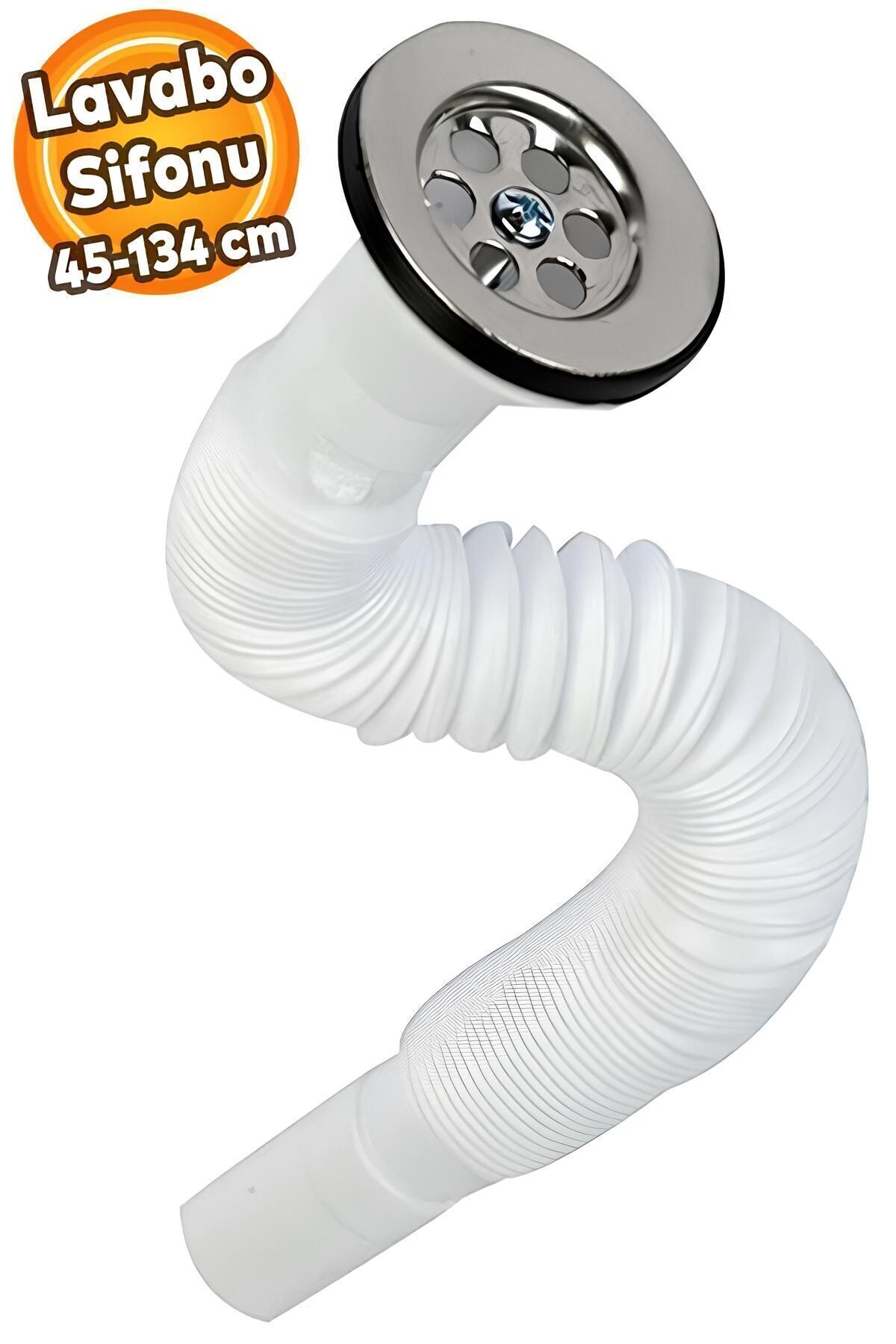 Badem10 Sifon Körüklü Lavabo Evye Hortumu Sifonu Pis Su Gideri Borusu ...