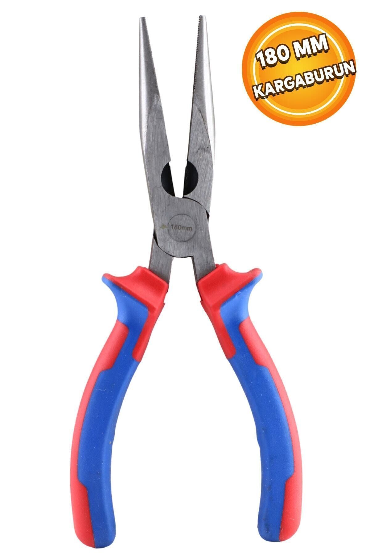 Badem10 Düz Kargaburun Pense Yan Keski Karga Burun El Aleti 180 Mm ...