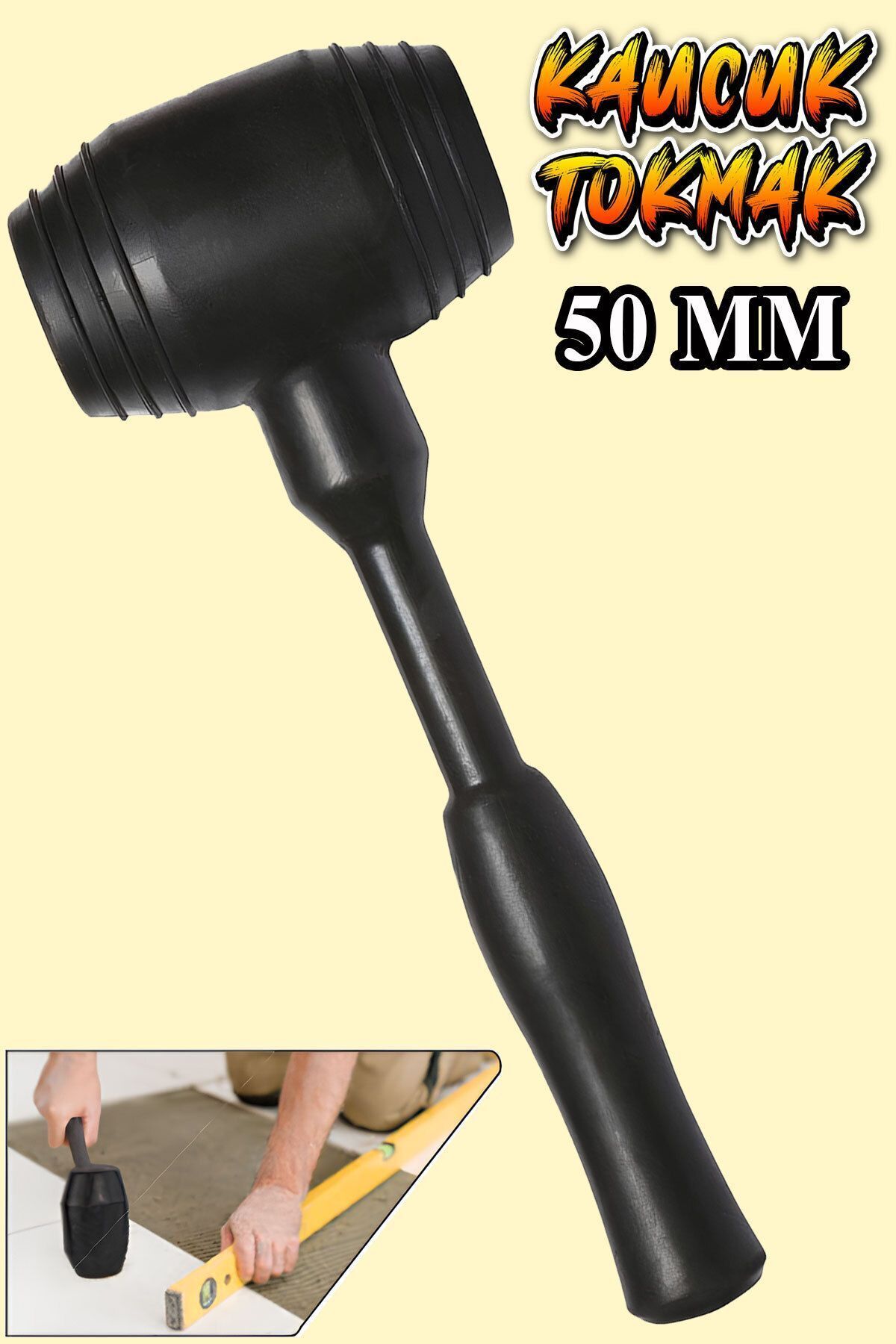 Badem10 Kaucuk Tokmak Fayans Fayansçı Tokmağı Çekiç Seramik Karo Döşeme ...