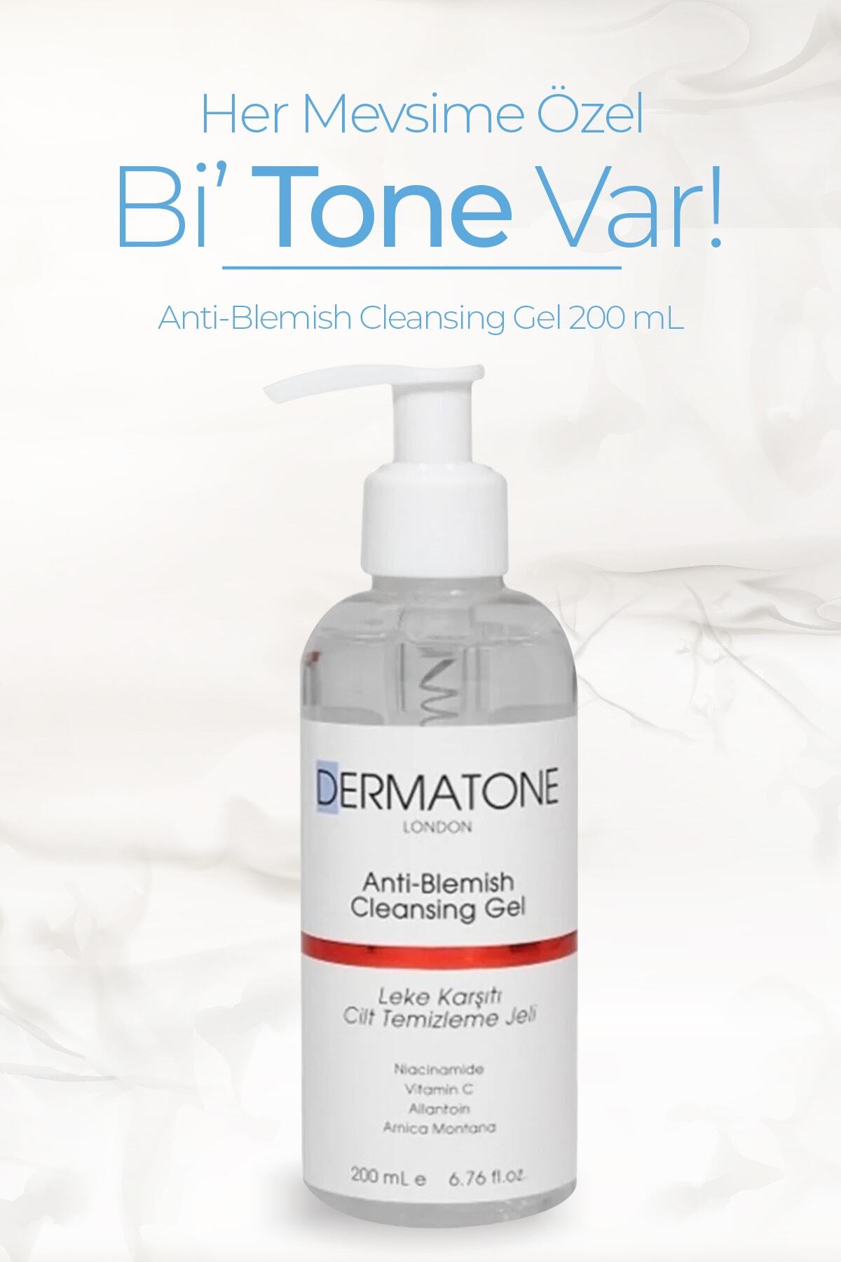 DERMATONE Anti-blemish Cleansing Gel | Leke Karşıtı Cilt Temizleme Jeli ...