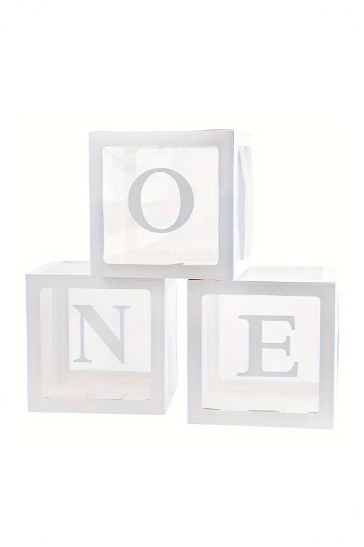 BİDOLUMUTLULUK One Two Boş Balon Kutusu Parti Eğlence Kutlama Seti ...