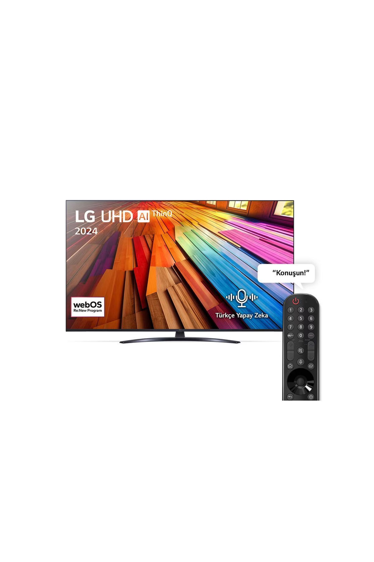 LG 65UHDUT81 65" LG 4K Smart TV AI Sihirli Kumanda HDR10 webOS24 2024 Fiyatı, Yorumları - Trendyol
