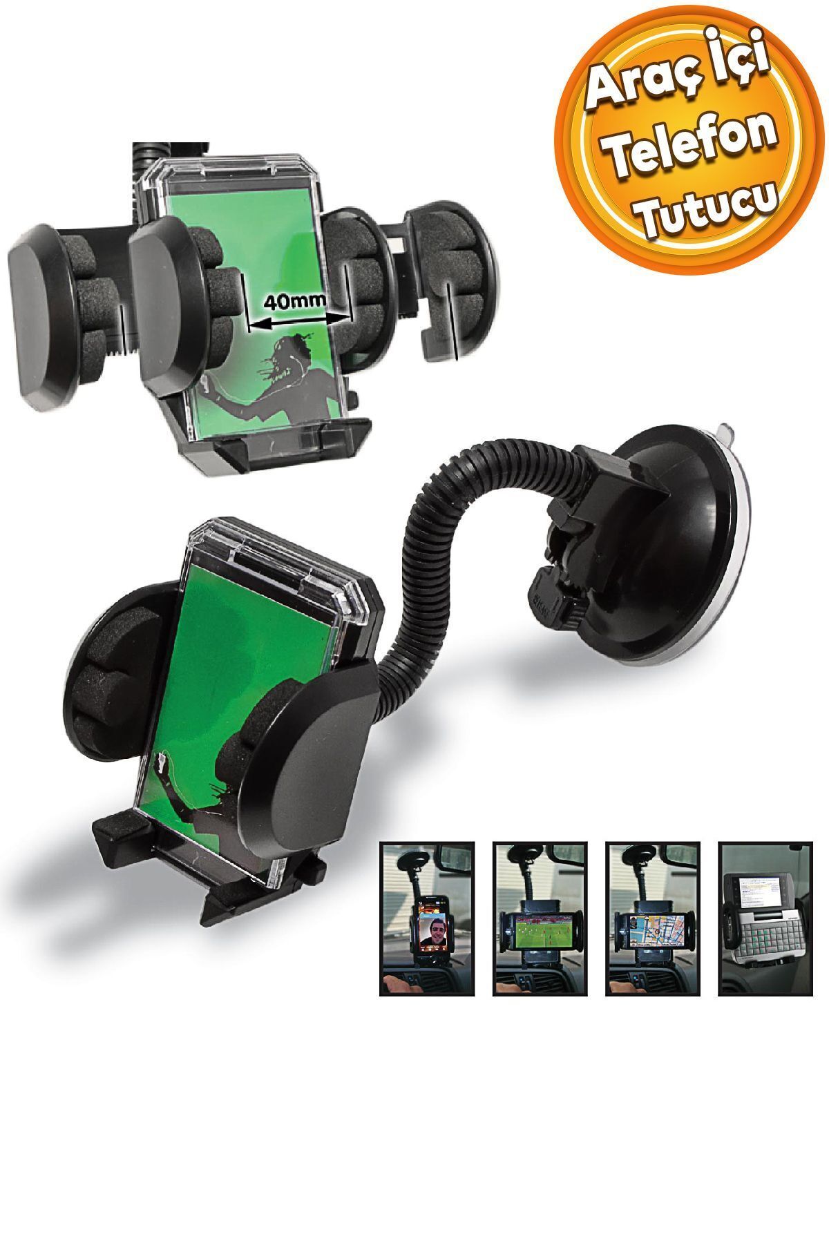 Badem10 Araba Araç İçi Oto Cam Yapıştırmalı Mekanik Oynar Tipli Akrobat ...