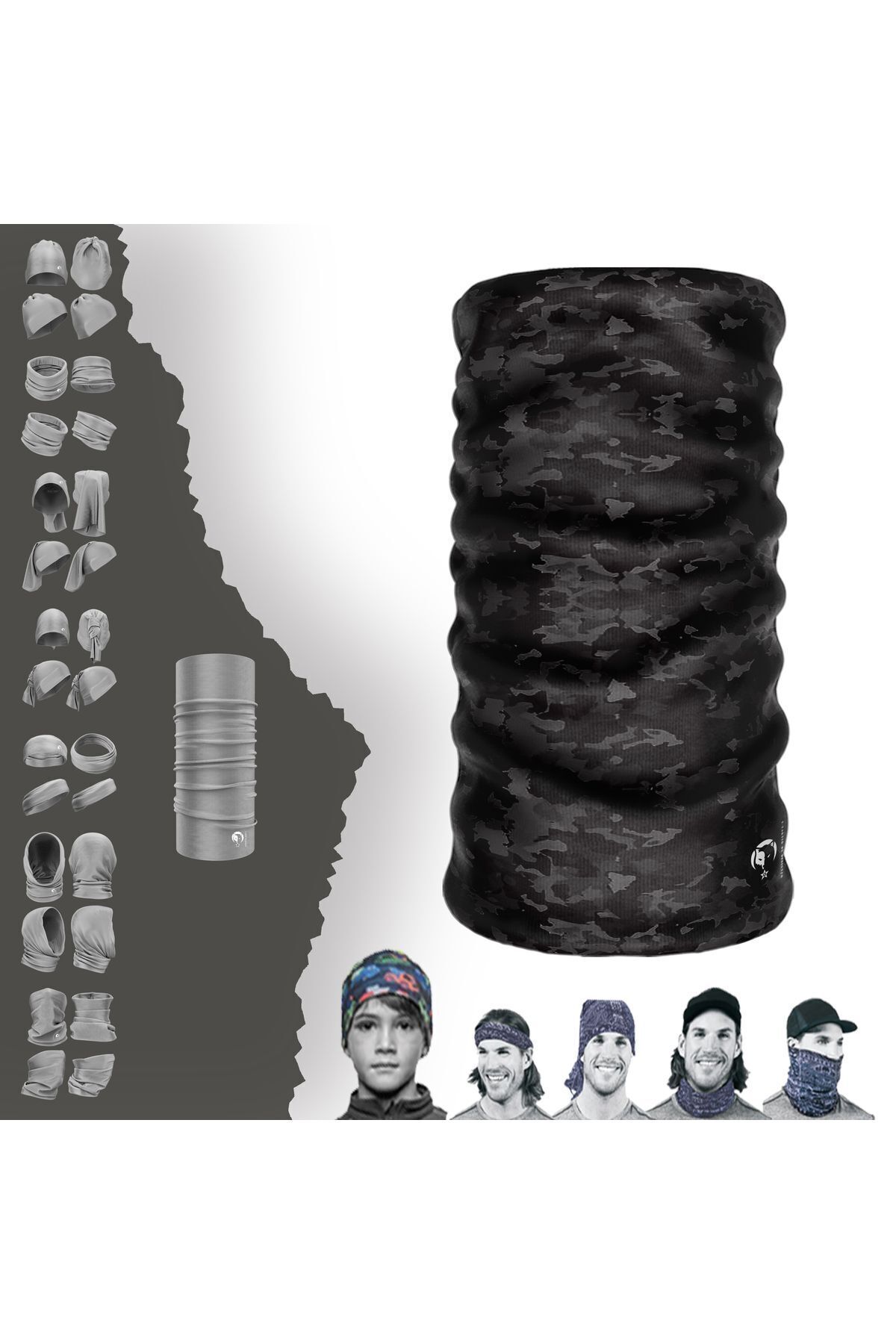 e-Taktik ® Extreme Camouflage Black Buff Baf Boyunluk BandanaFiyatı ...