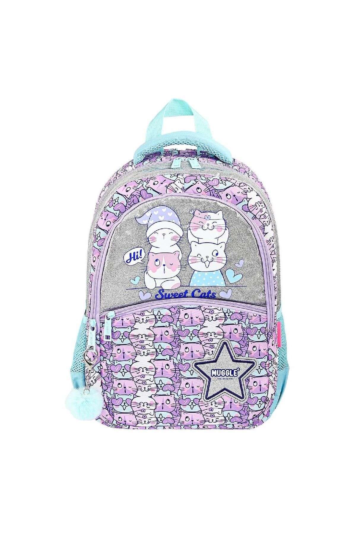 MUGGLE 3 Bölmeli Sweet Cats Okul Sırt Çantası MU-9063 Fiyatı, Yorumları ...