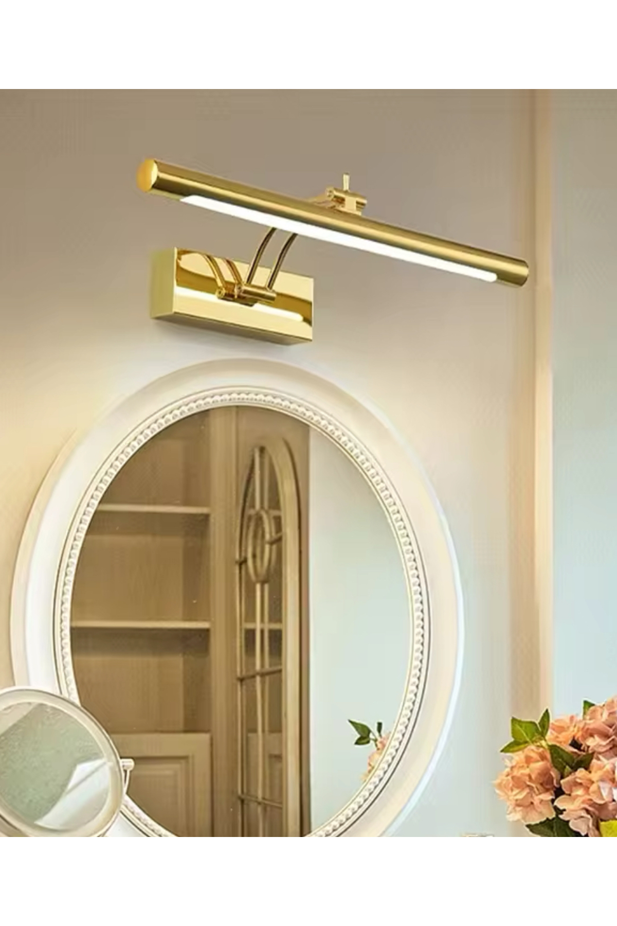 burenze Modern Pilli Aplik Banyo Duvar Ayna Tablo Aydınlatması Flüt ...