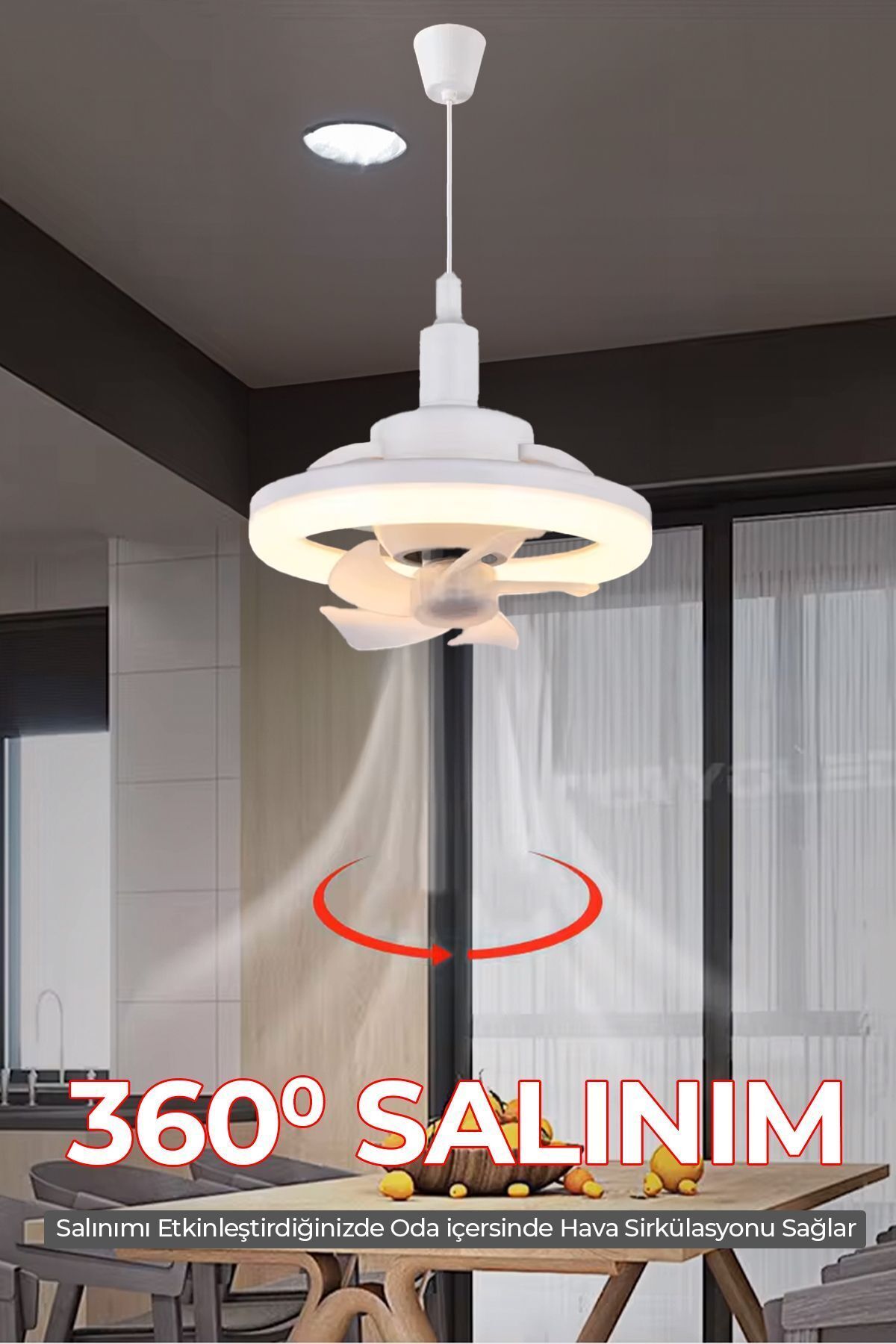 ROBO Vantilatörlü Led Tavan lambası Fiyatı, Yorumları - Trendyol