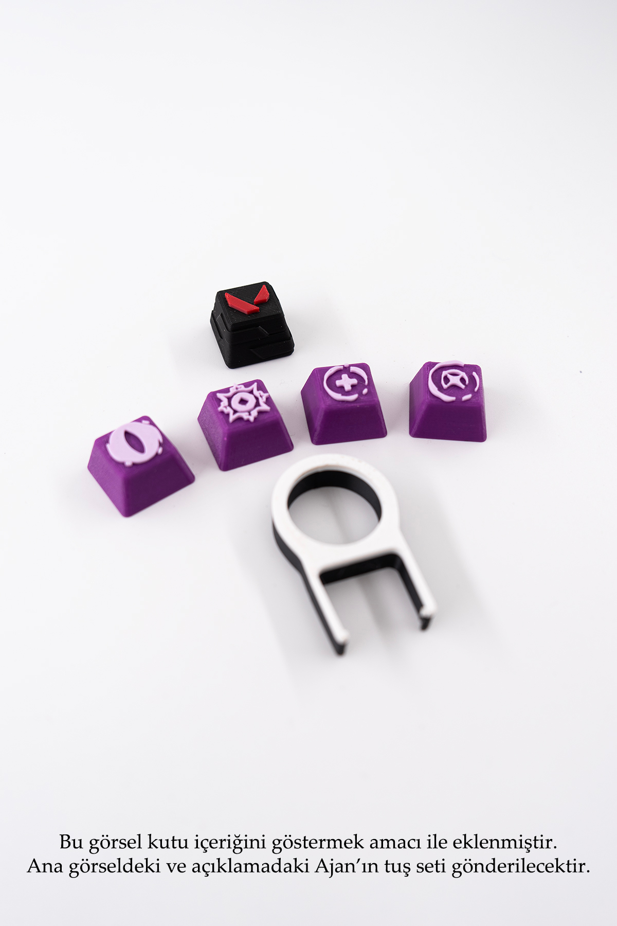 Makerpax Valorant Yoru Keycaps, Q-E-X-C Mekanik Klavye Tuşu Fiyatı ...