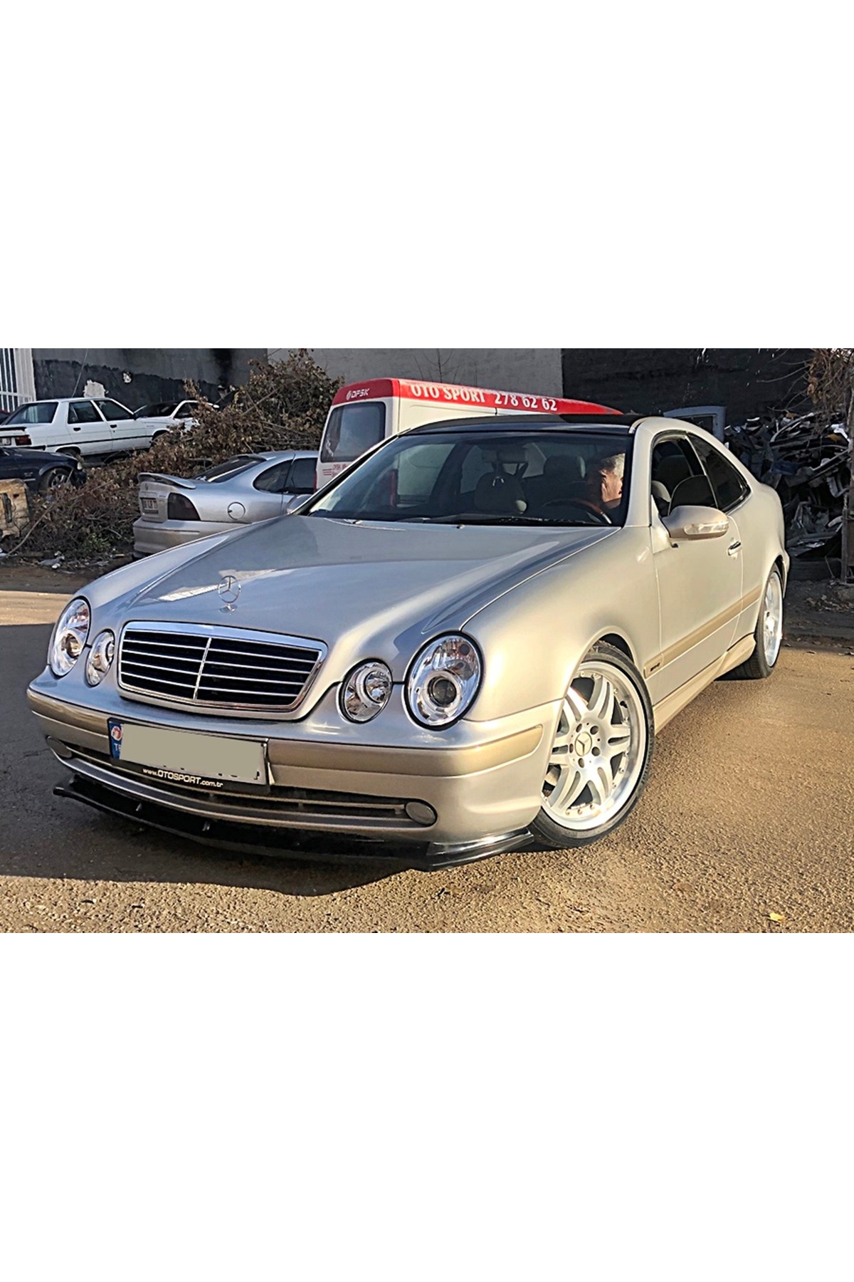 Can Garage MERCEDES W208 CLK AMG ÖN TAMPON A+ KALİTE FİBERGLASS BOYASIZ ...