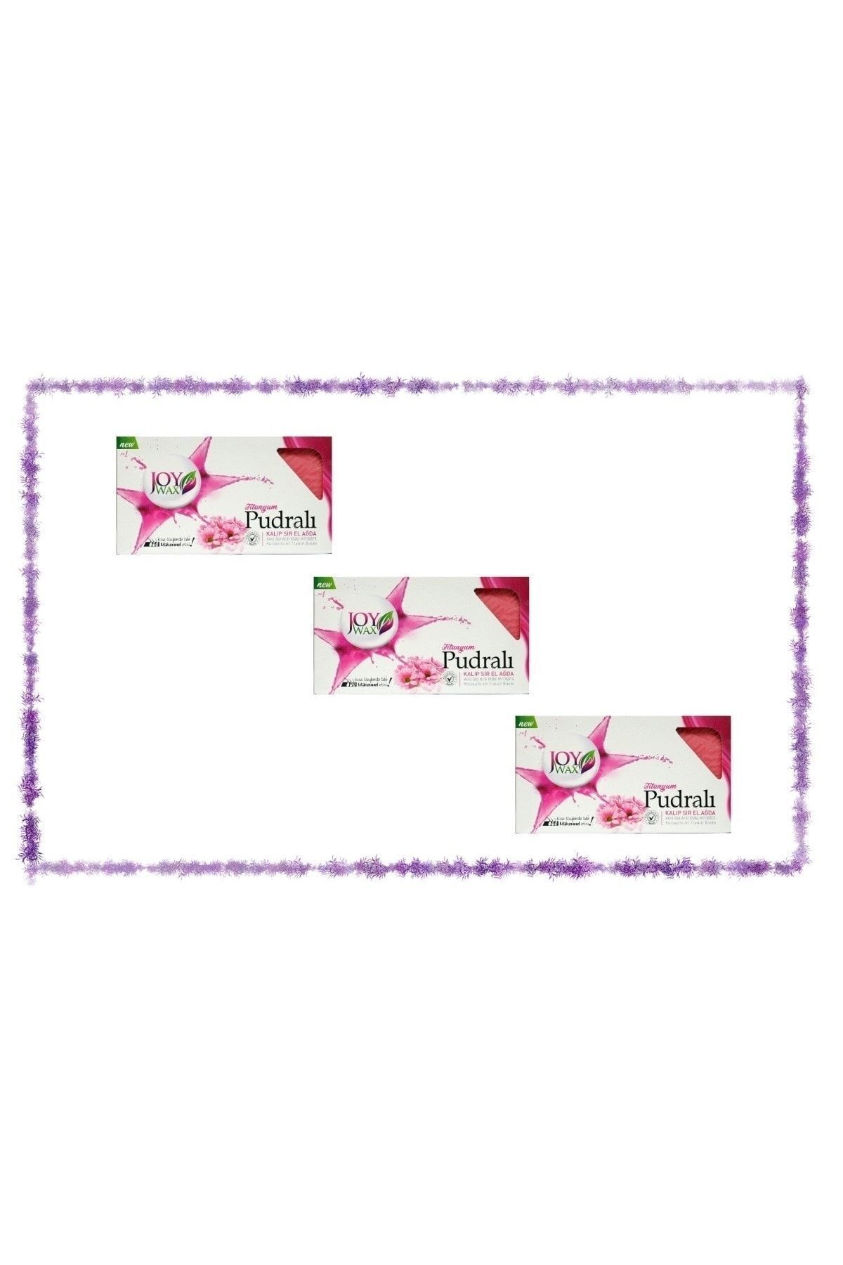 JOYWAX Joy Wax Kalıp Sir El Agda Titanyum Pudralı 500gr * 3 Adet ...