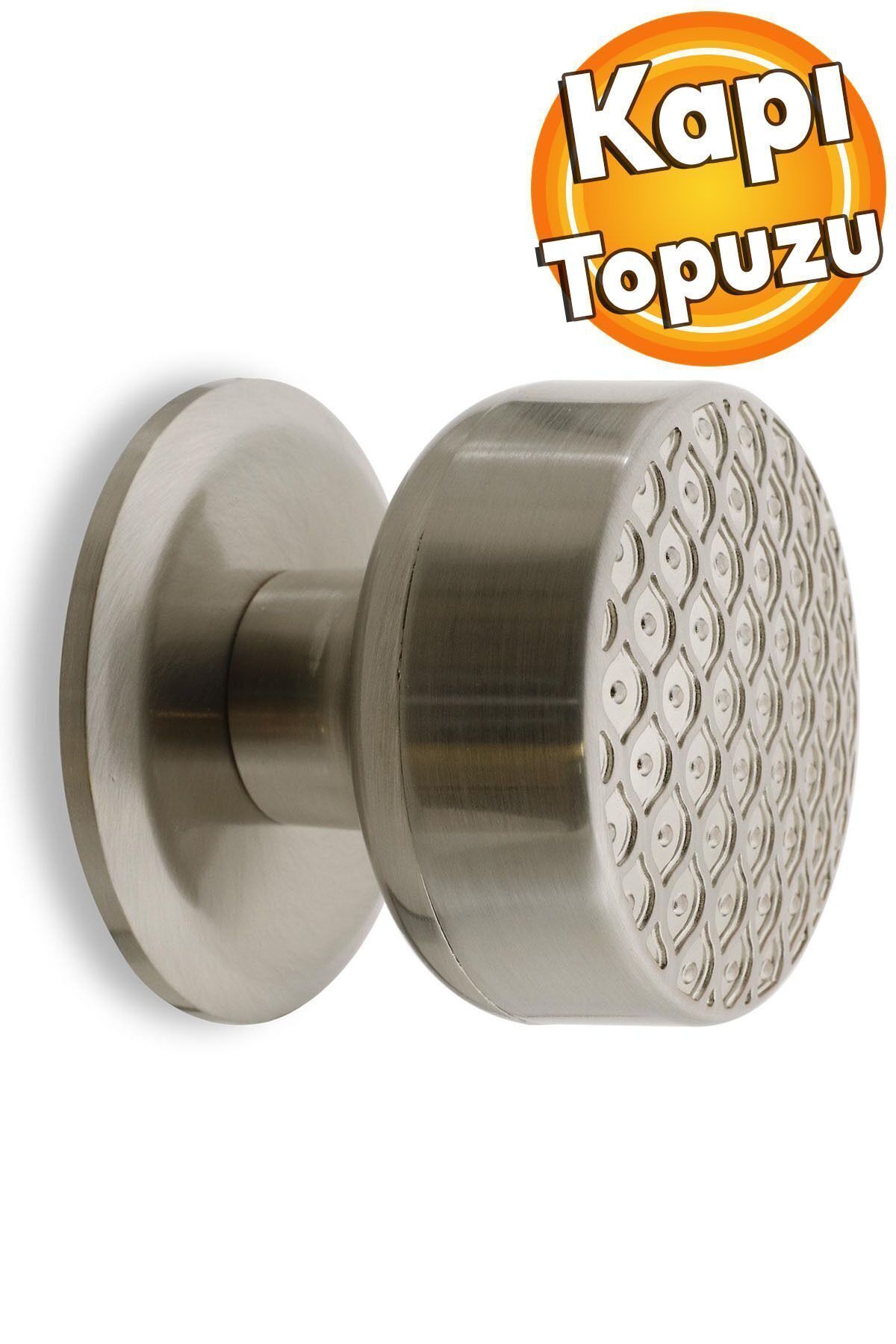 Badem10 Kestila Nikel Saten Kapı Tokmağı Topuzu Kolu Metal Tokmak ...