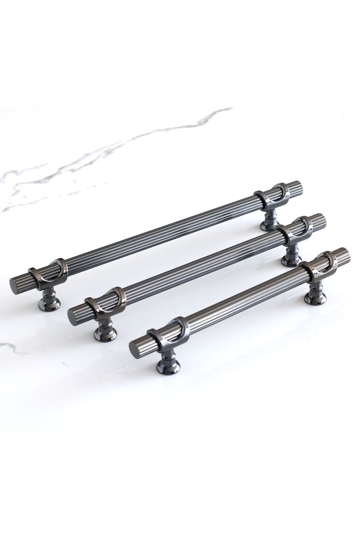 Badem10 Arsin Füme Metal Kulp 224 mm-22.4 cm Dolap Mobilya Mutfak Kapak ...