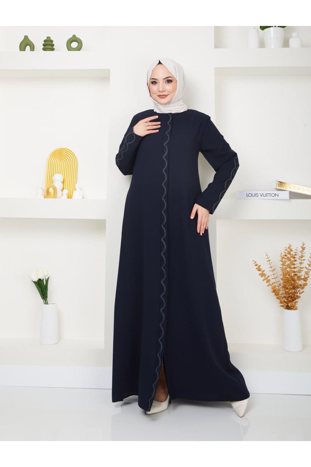 SARİAL GİYİM TAŞ VE İŞLEME DETAYLI KALİTELİ YAZLIK FERACE ABAYA Fiyatı, Yorumları - Trendyol