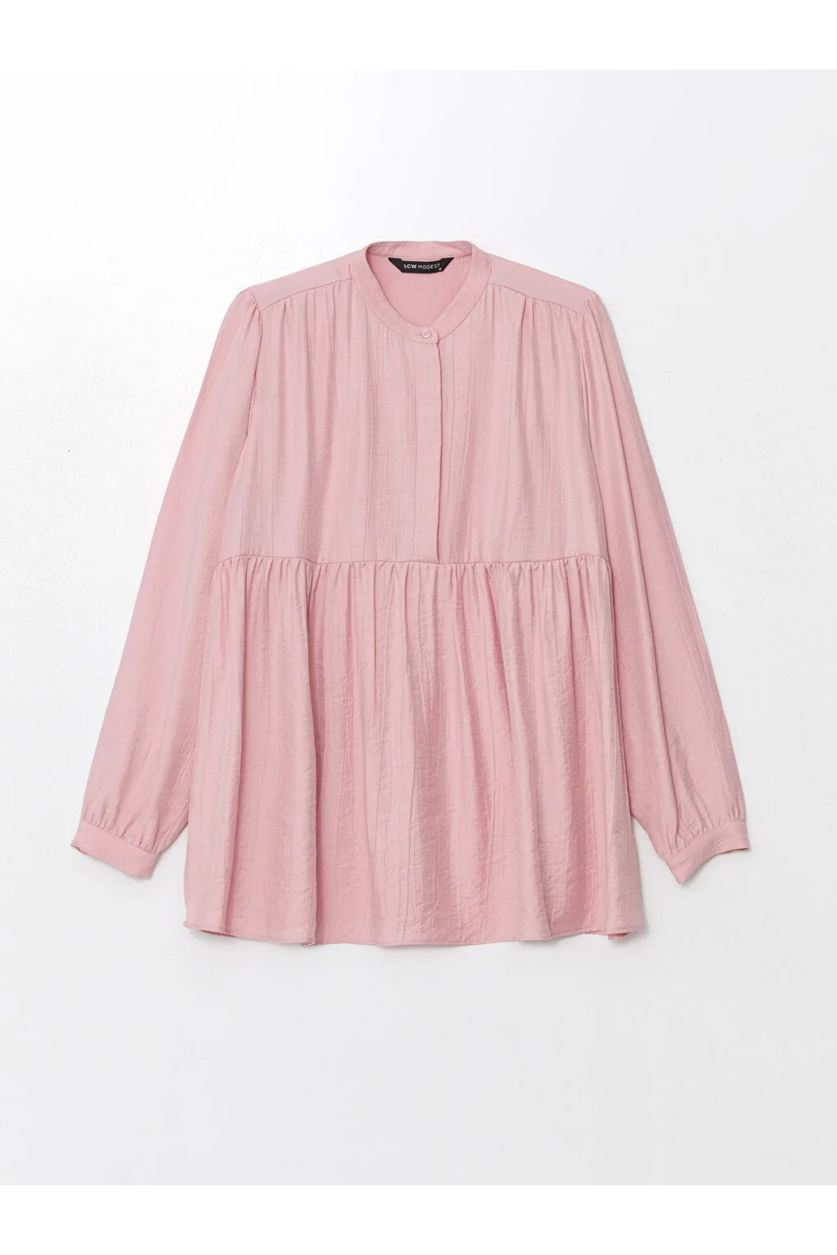 LC Waikiki LCW Modest Hakim Yaka Düz Uzun Kollu Kadın Tunik Fiyatı ...