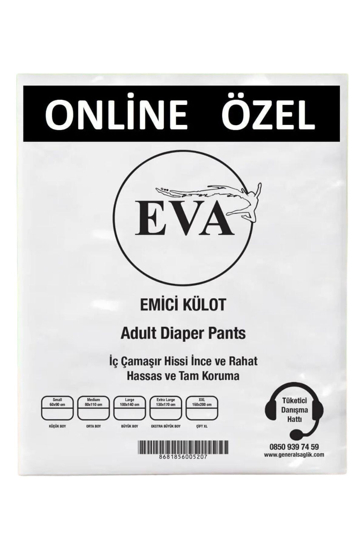 EVA Medium Patient Diapers - Economical and Absorbent Panties - Trendyol