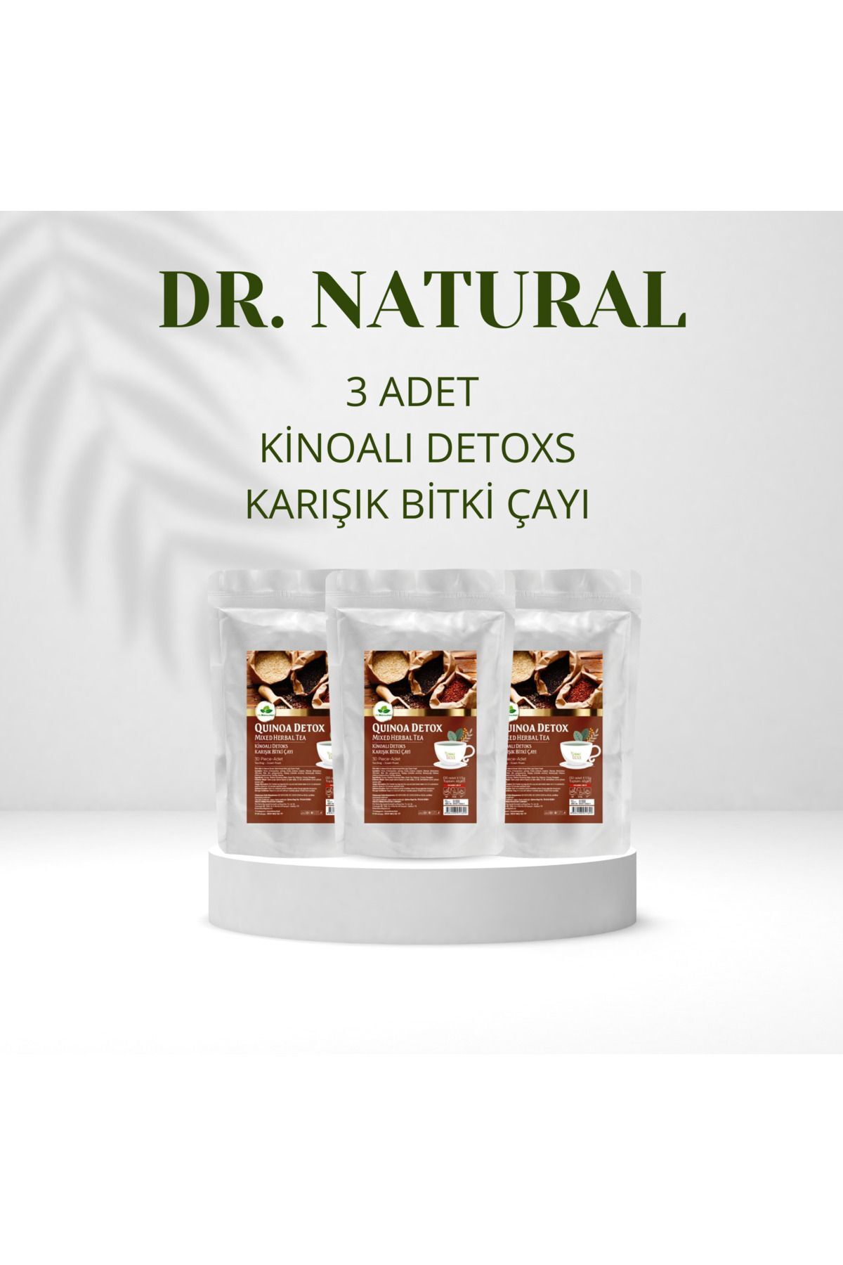 DRNATURAL Kinoa Detox Çayı Bitkisel Karışımlı Detoks Form Çayı ( 3 Adet ...