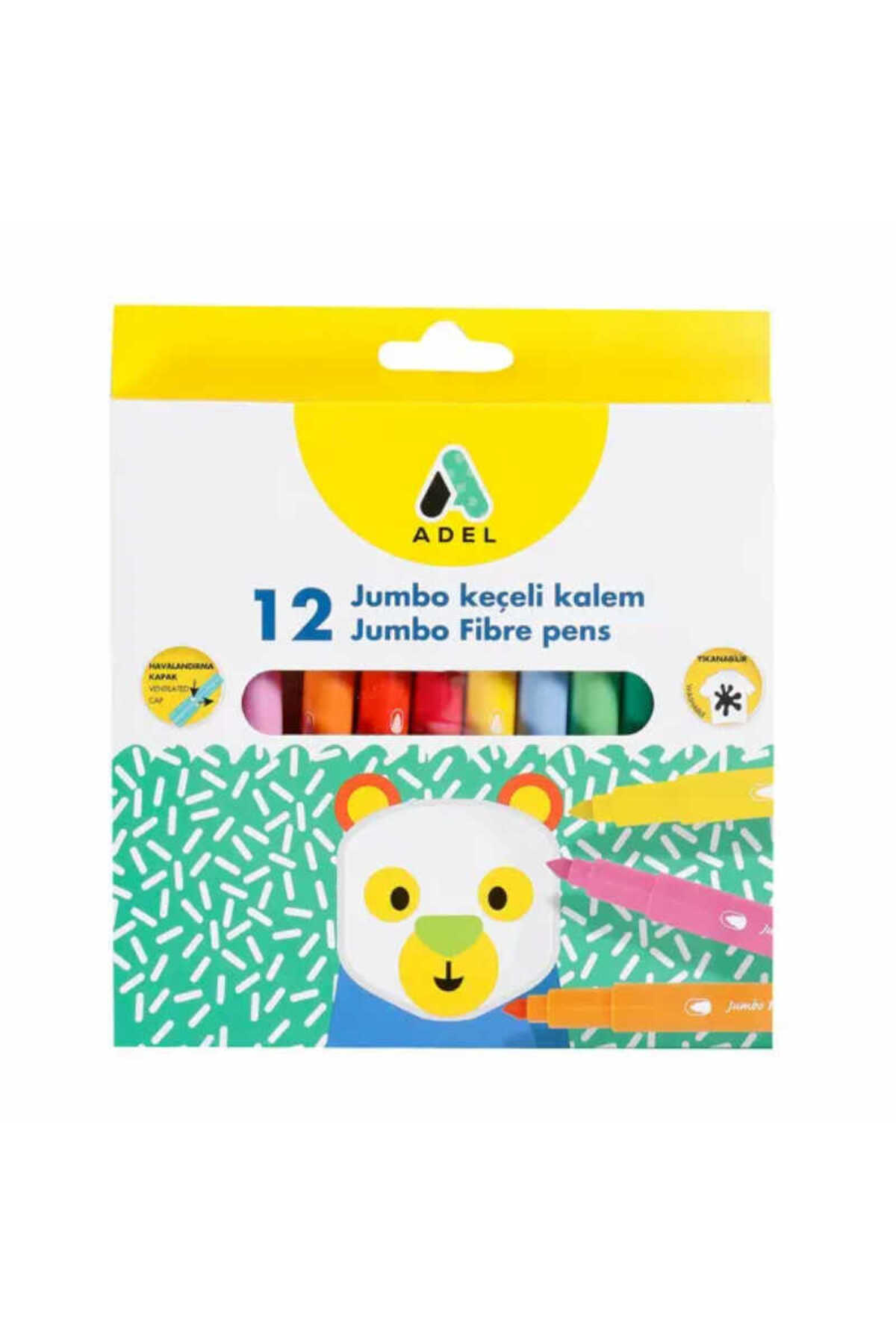 Adel 12 Renk Jumbo Keçeli Kalem 2220000001 Fiyatı, Yorumları - Trendyol