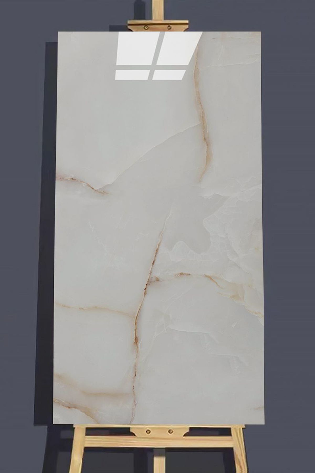 Bien Home 30x60 Cm Sarı Gold Mermer Desenli Kendinden Yapışkanlı Seramik Köpük Banyo PVC Duvar ...