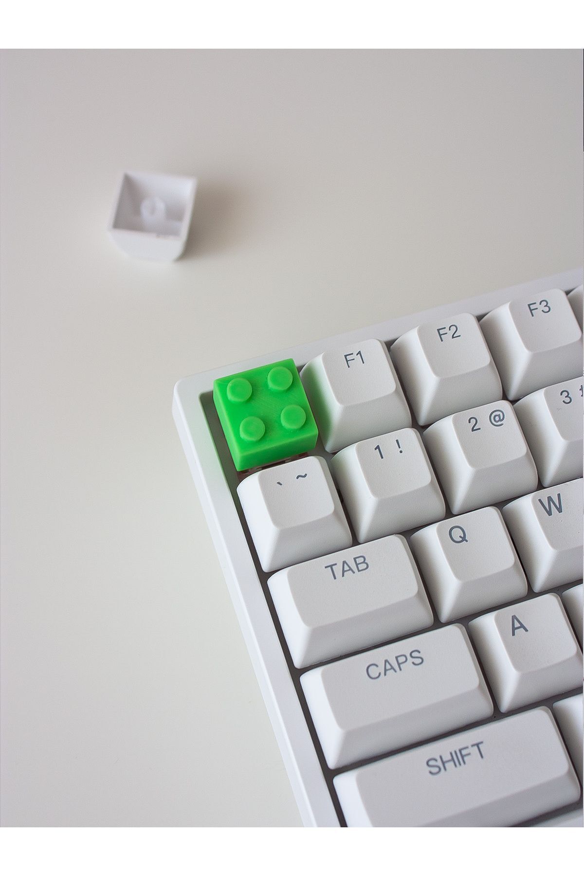 buffed Lego Mekanik Klavye Tuşu Yeşil Artisan Keycap Gamer Aksesuar ...