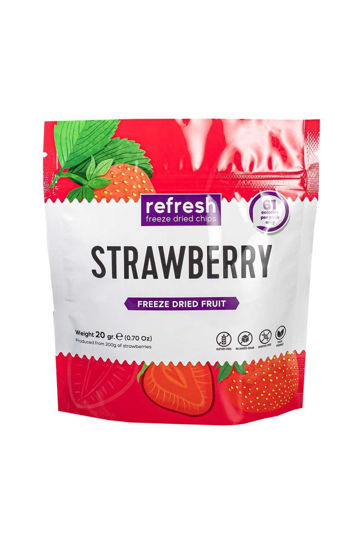 Refresh Chips Freeze Dried Çilek - Dondurularak Kurutulmuş Meyve ...