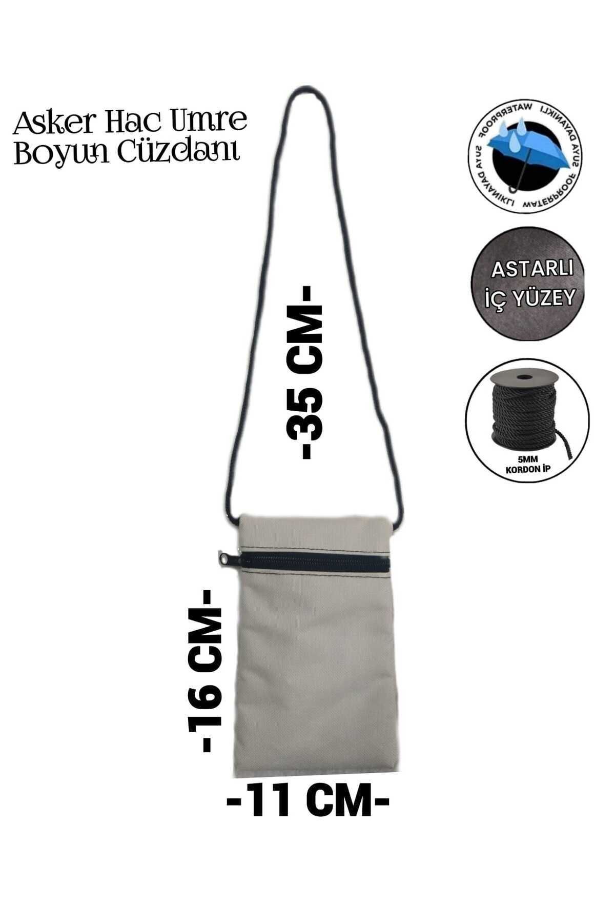 SEVBAGS Para Kimlik Pasaport Hac Umre Asker Sporcu Boyun Kese Cüzdanı ...