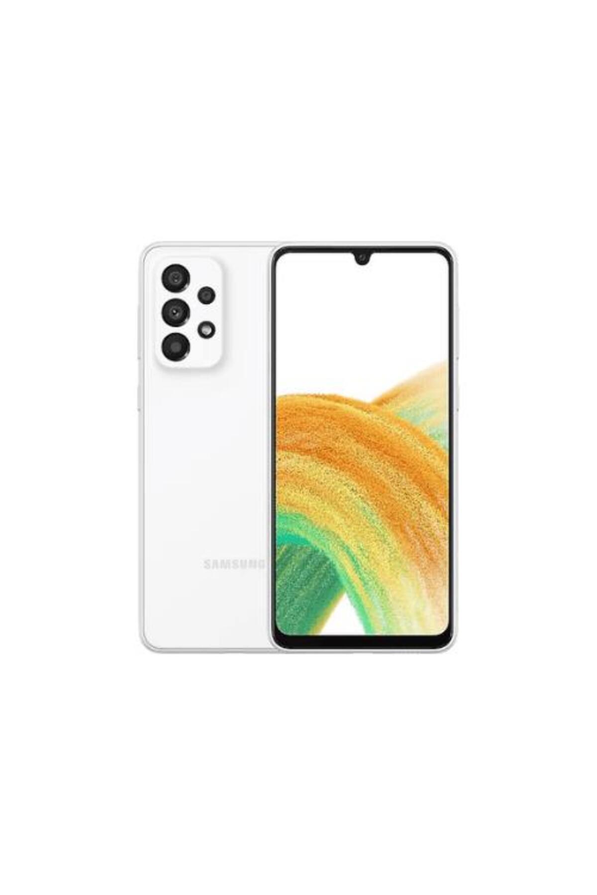 Samsung Yenilenmiş Samsung Galaxy A33 128 GB Beyaz Cep Telefonu (12 Ay ...