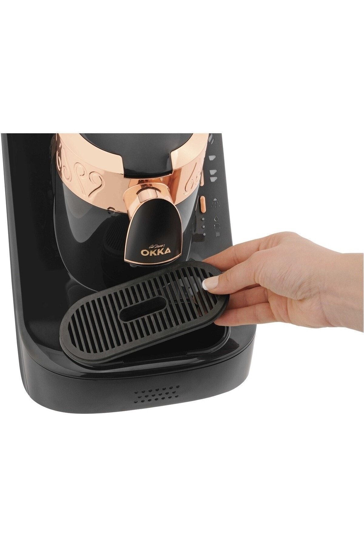 Arzum Ok002 Okka Automatic Turkish Coffee Machine - Chrome Black- Trendyol