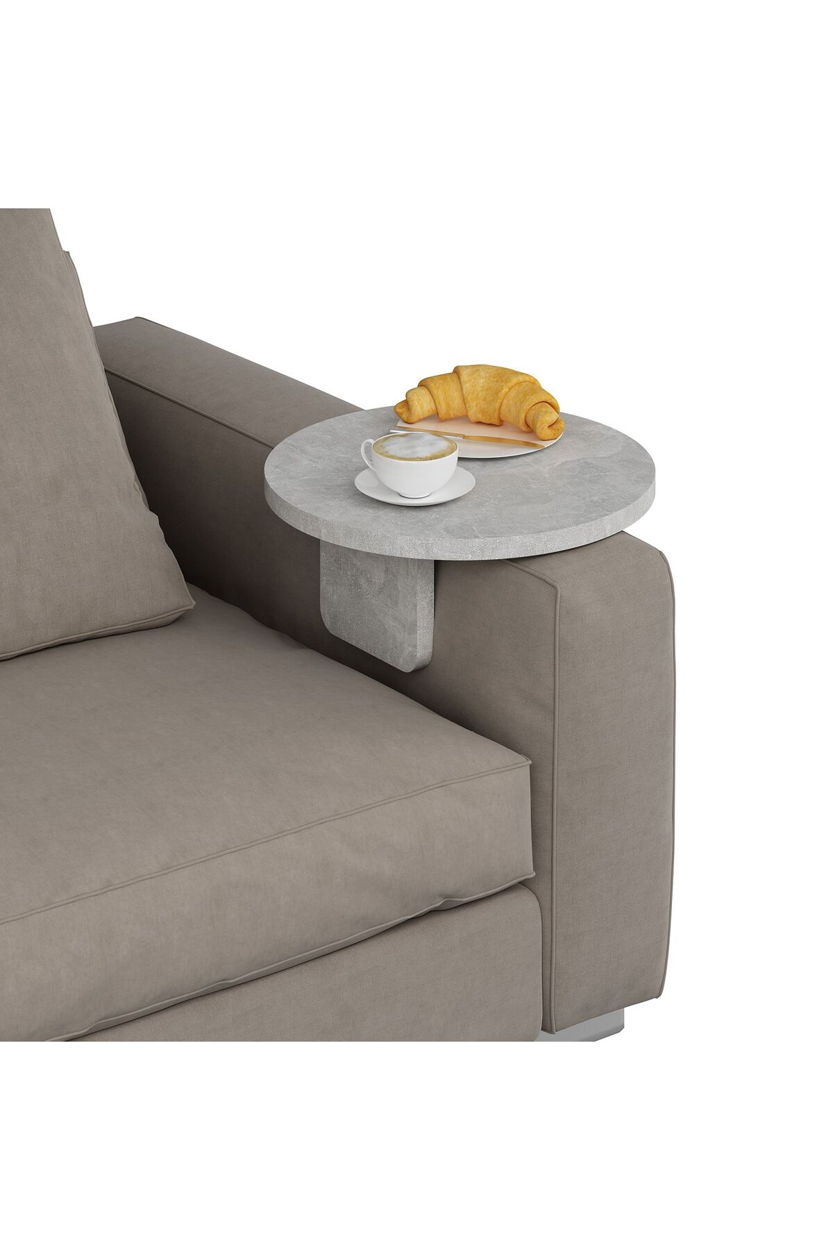 Minar Arel Ayarlanabilir Koltuk Koluna Uygun Dekoratif Yan Sehpa ...