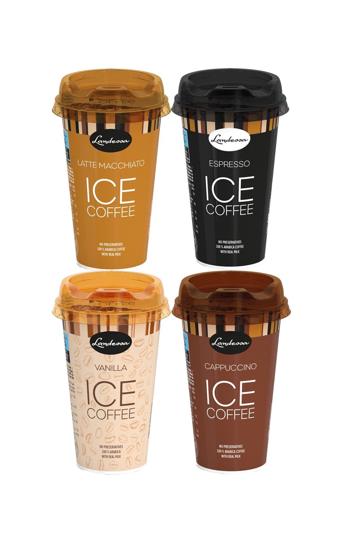Landessa Vanilla-Cappuccıno-Espresso-Latte Macchıato Ice Coffee Karışık ...