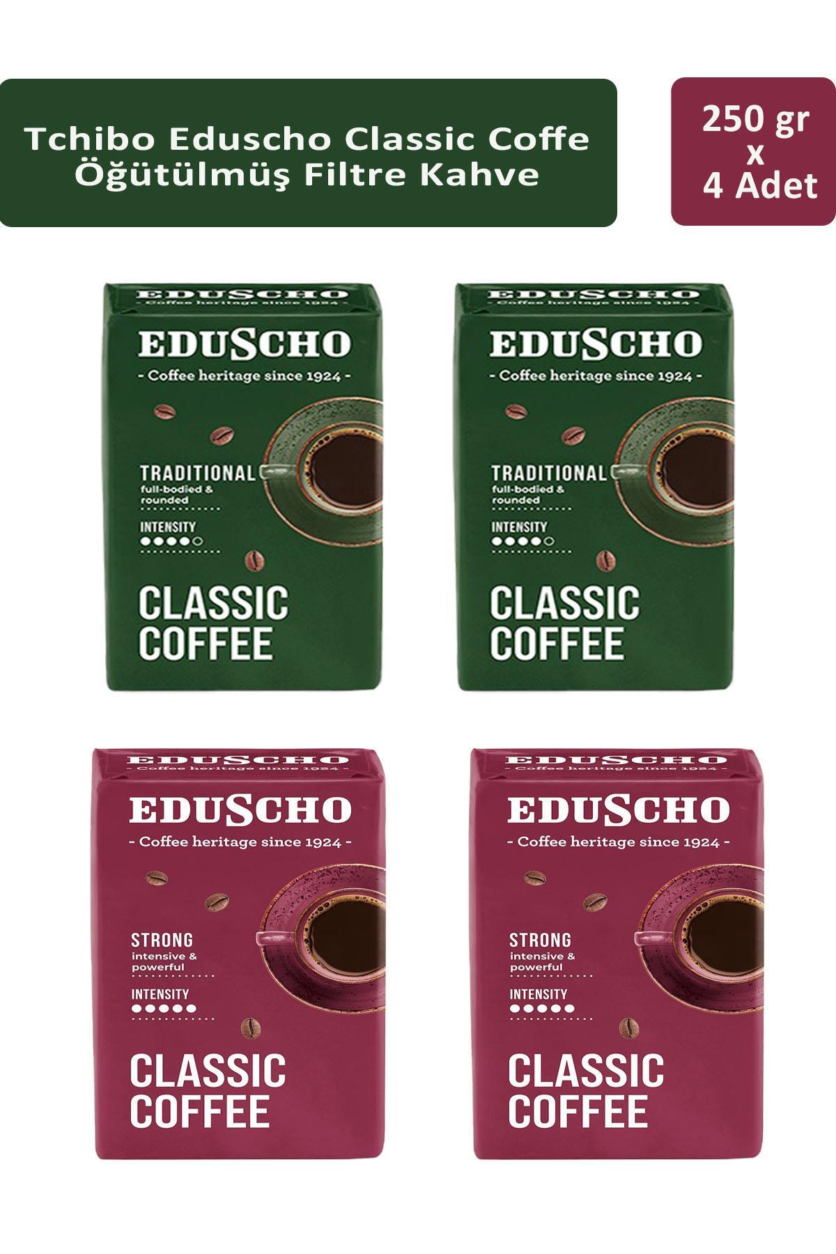 Tchibo Eduscho Classic Coffee Öğütülmüş Filtre Kahve 250 gr x 4 Adet - Fiyatı, Yorumları