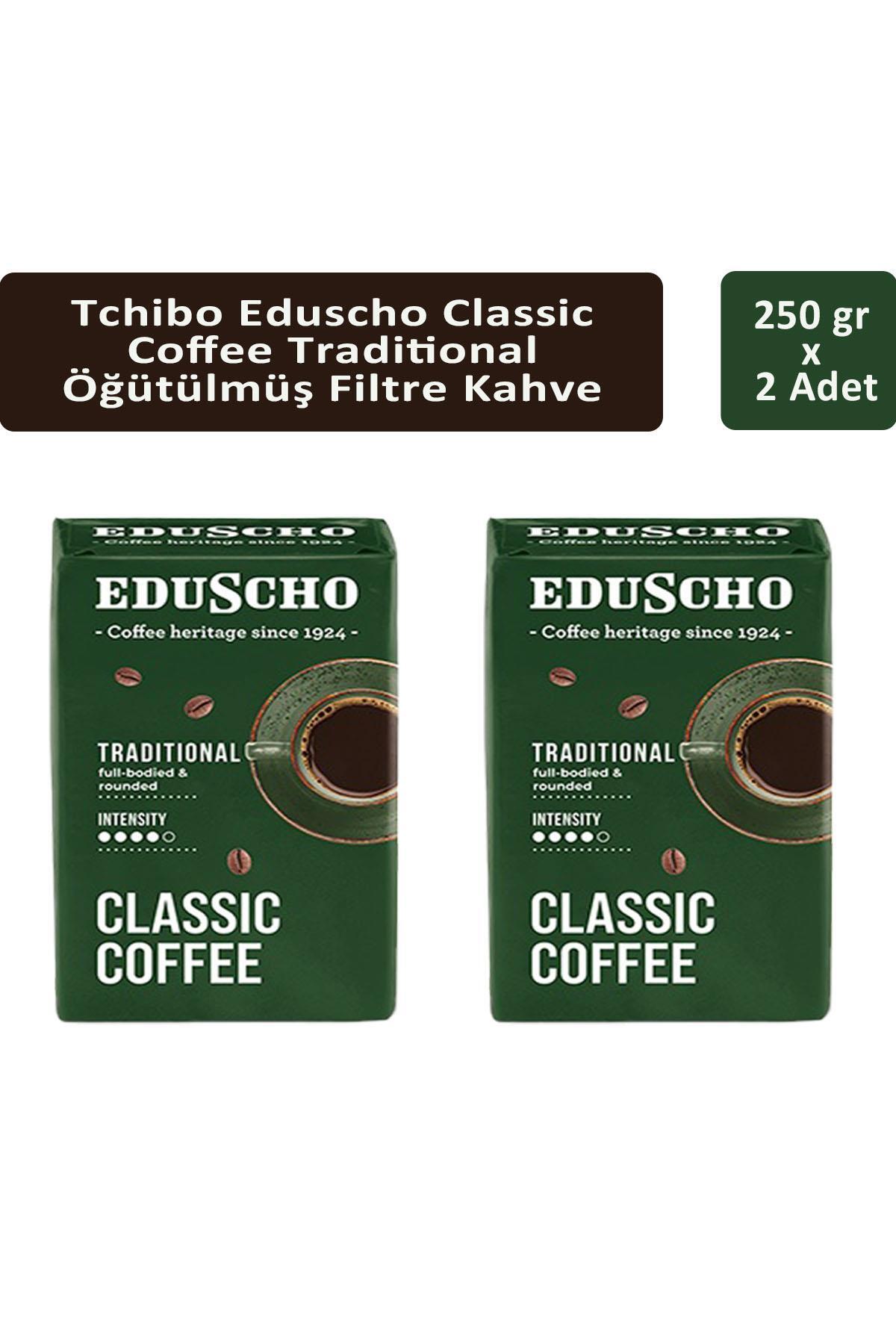 Tchibo Eduscho Classic Coffee Traditional Öğütülmüş Filtre Kahve 250 gr x 2 Adet Fiyatı ...