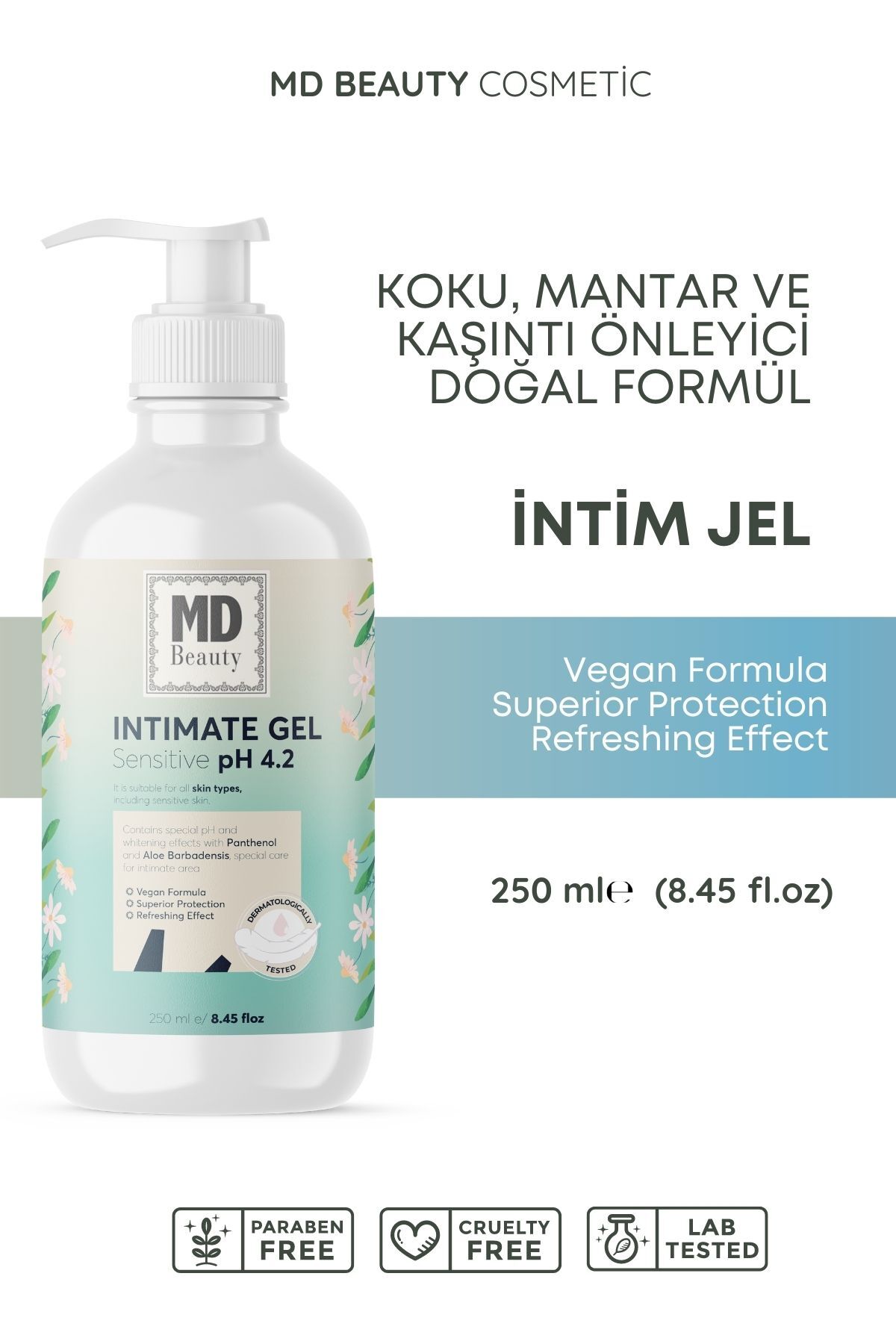MDBeauty MD Beauty Ph Dengeli,Koku,Mantar,Kaşıntı Önleyici,Akıntı Giderici Genital Bölge Yıkama ...