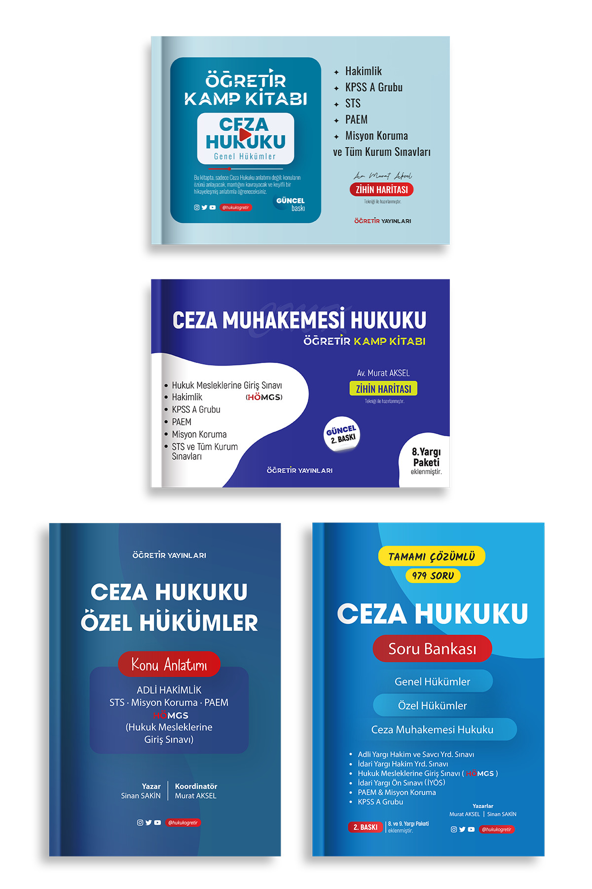 hukuk öğretir 2025 Ceza Genel Hükümleri - Ceza Özel Hükümleri - Ceza Muhakemesi Hukuku Konu Anla ...