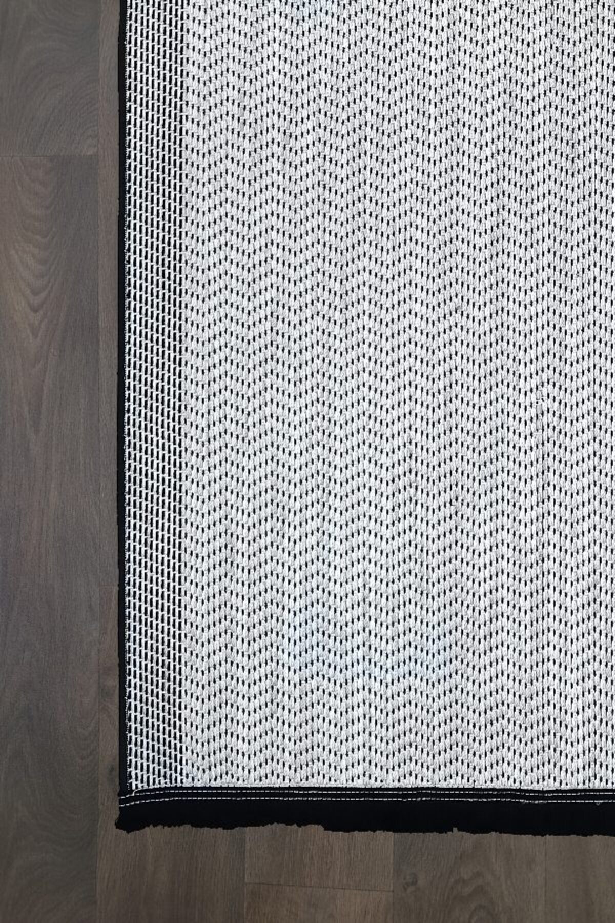 Armada Carpet 1752B SİYAH GRİ Sisal Dekoratif Kesme Yolluk Halı Kolay ...