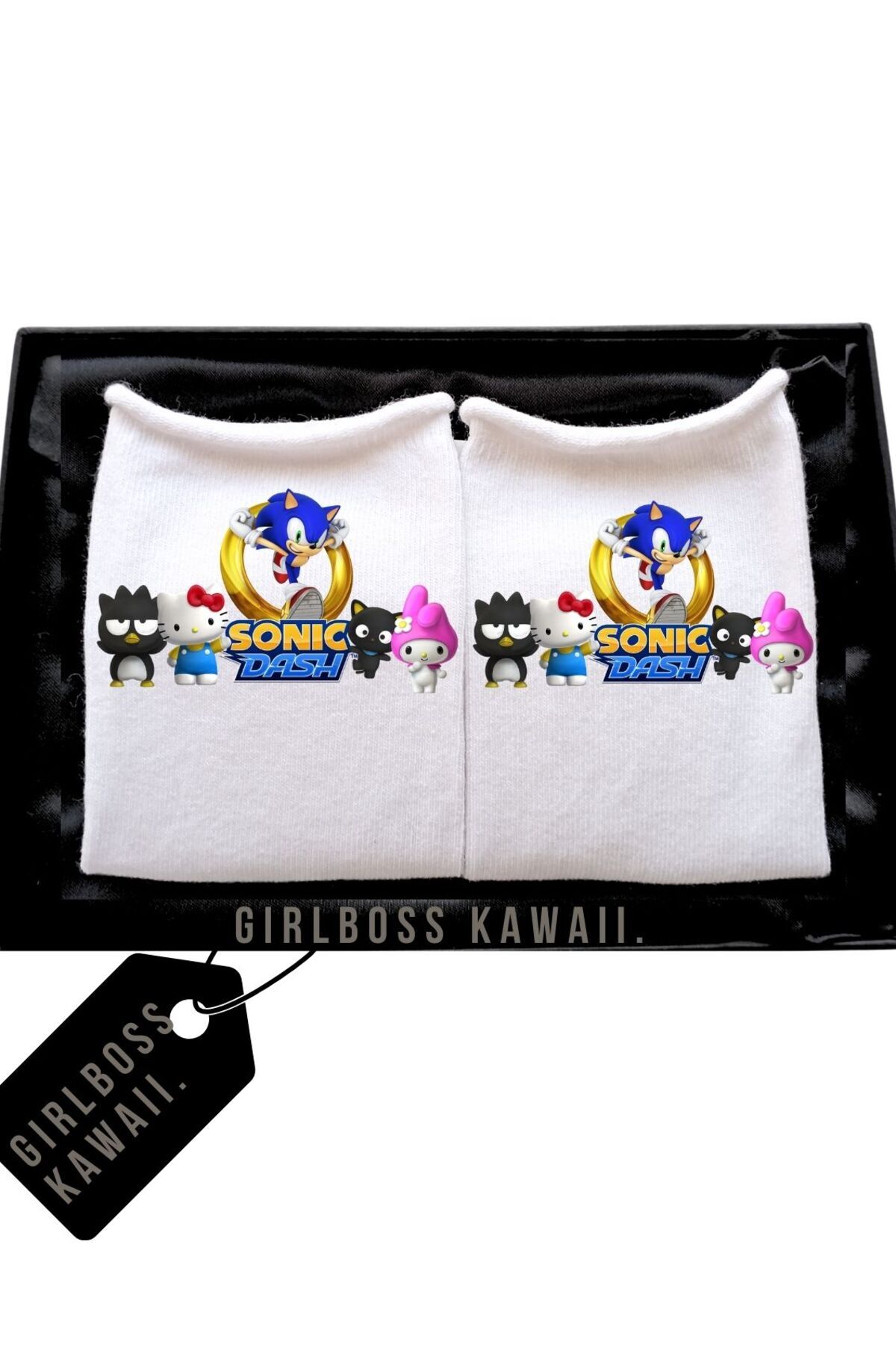 Girlboss Kawaii Girlboss Socks Sanrio Sonic Dash Hello Kitty x Melody x ...