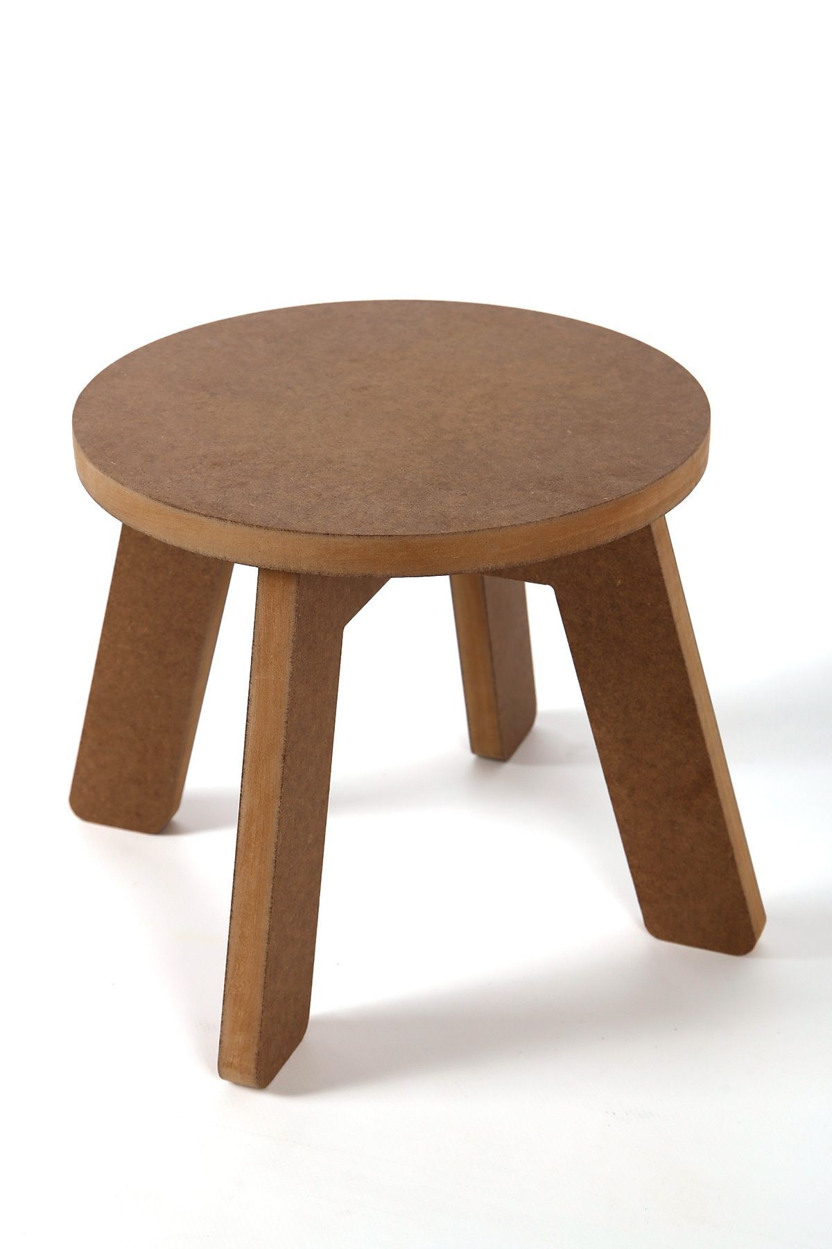 MH MiniHediye Mini Ahşap Tabure Demonte MDF Mutfak Balkon Piknik Kamp ...