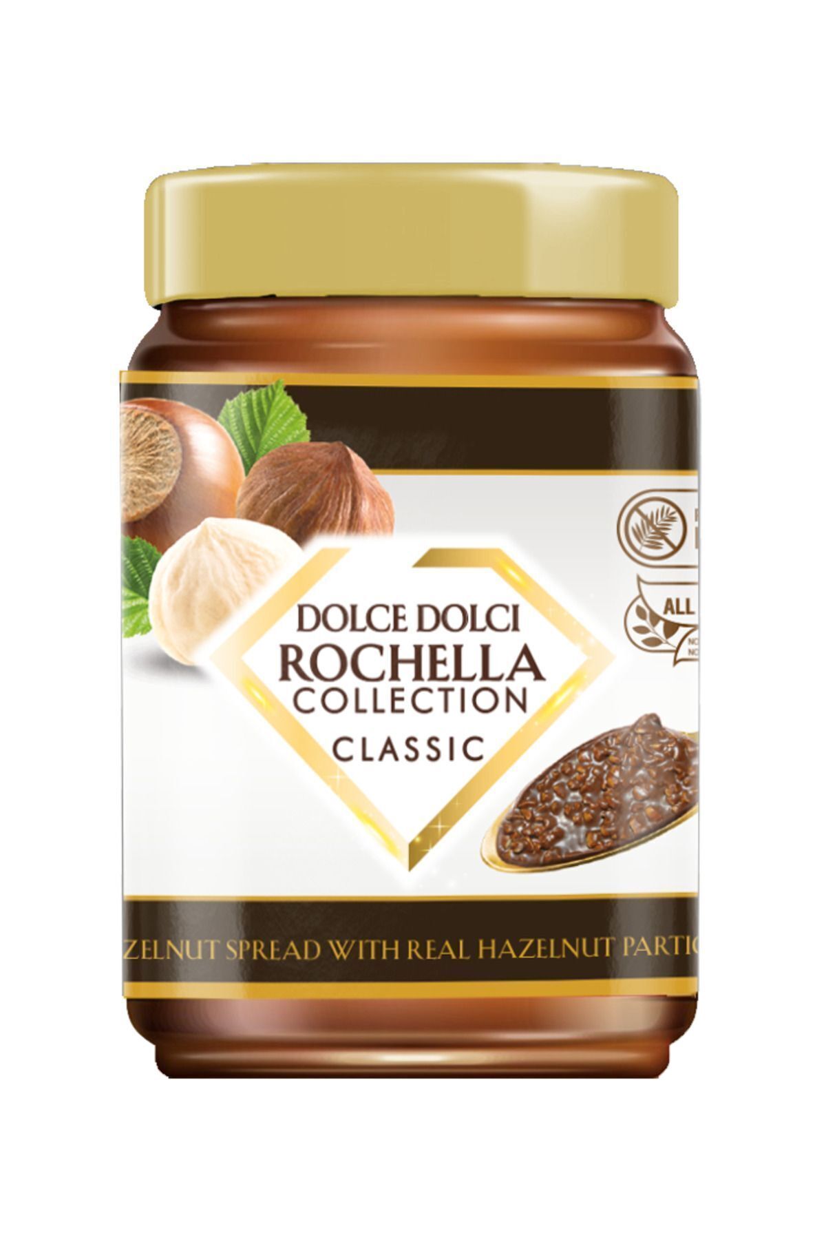 Dolce Dolci Rochella Classic. Gerçek Fındık Parçacıklı Kakaolu Fındık ...