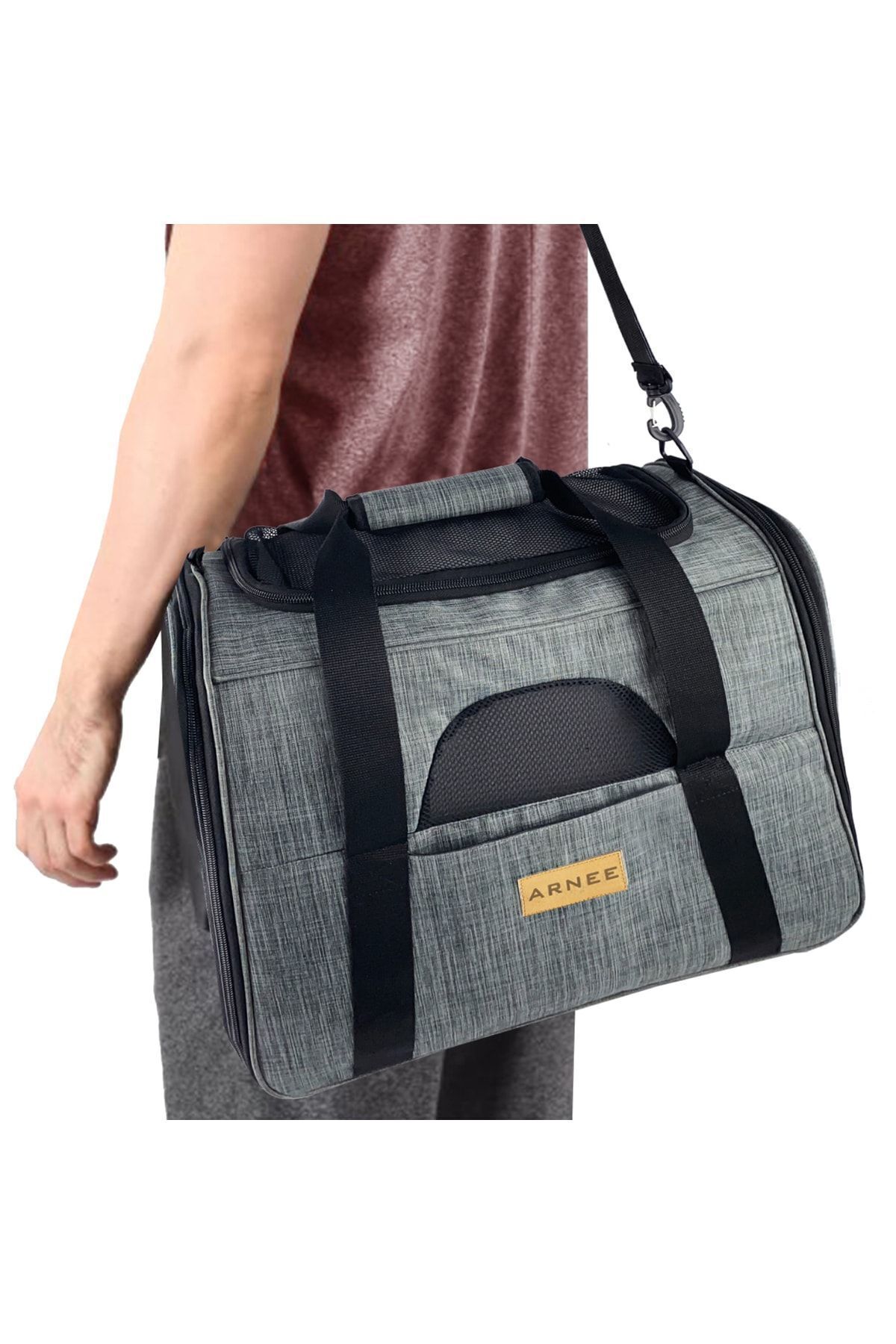 Arnee Gri Büyük Boy Tavşan Kedi Köpek Taşıma Sırt Çantası Fiyatı ...