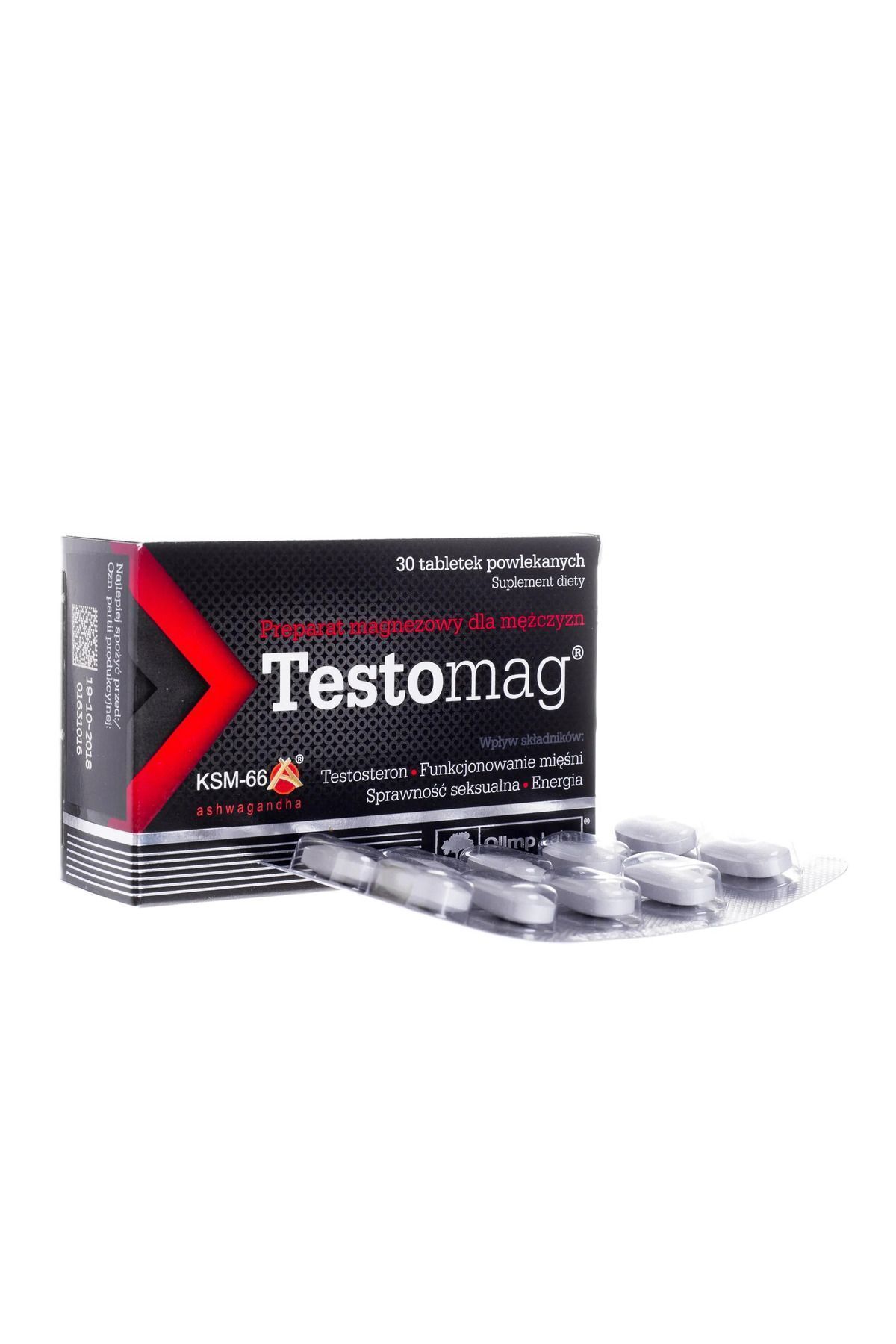OLIMP SPORT NUTRITION Olimp Testomag Ksm66 Ashwagandhan and Zma - 30 ...