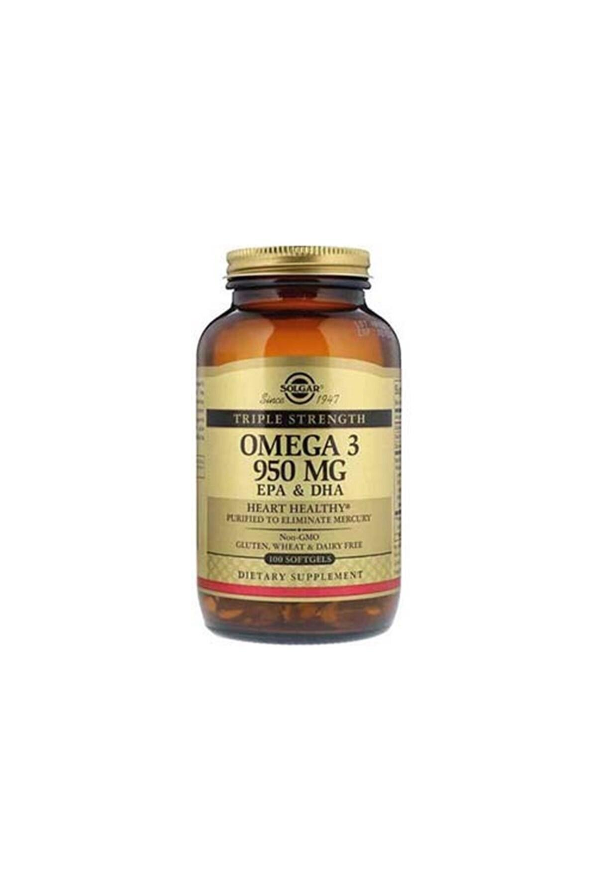 Solgar Triple Strength Omega-3 950 Mg 100 Softgels - Fiyatı, Yorumları