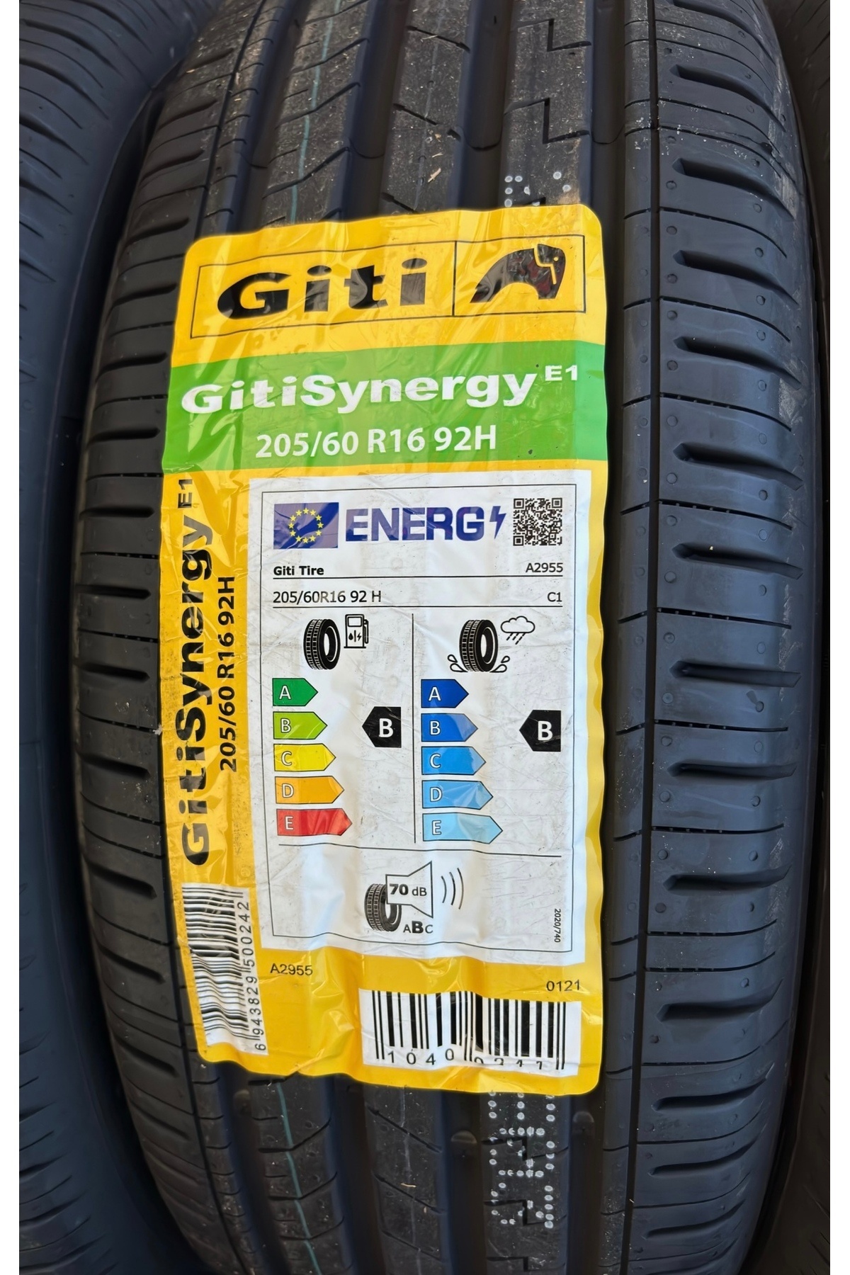 GİTİ 205/60R16 92H GITI SYNERGY E1 GİTİ DOT 2024 1 LASTİK ADET ...