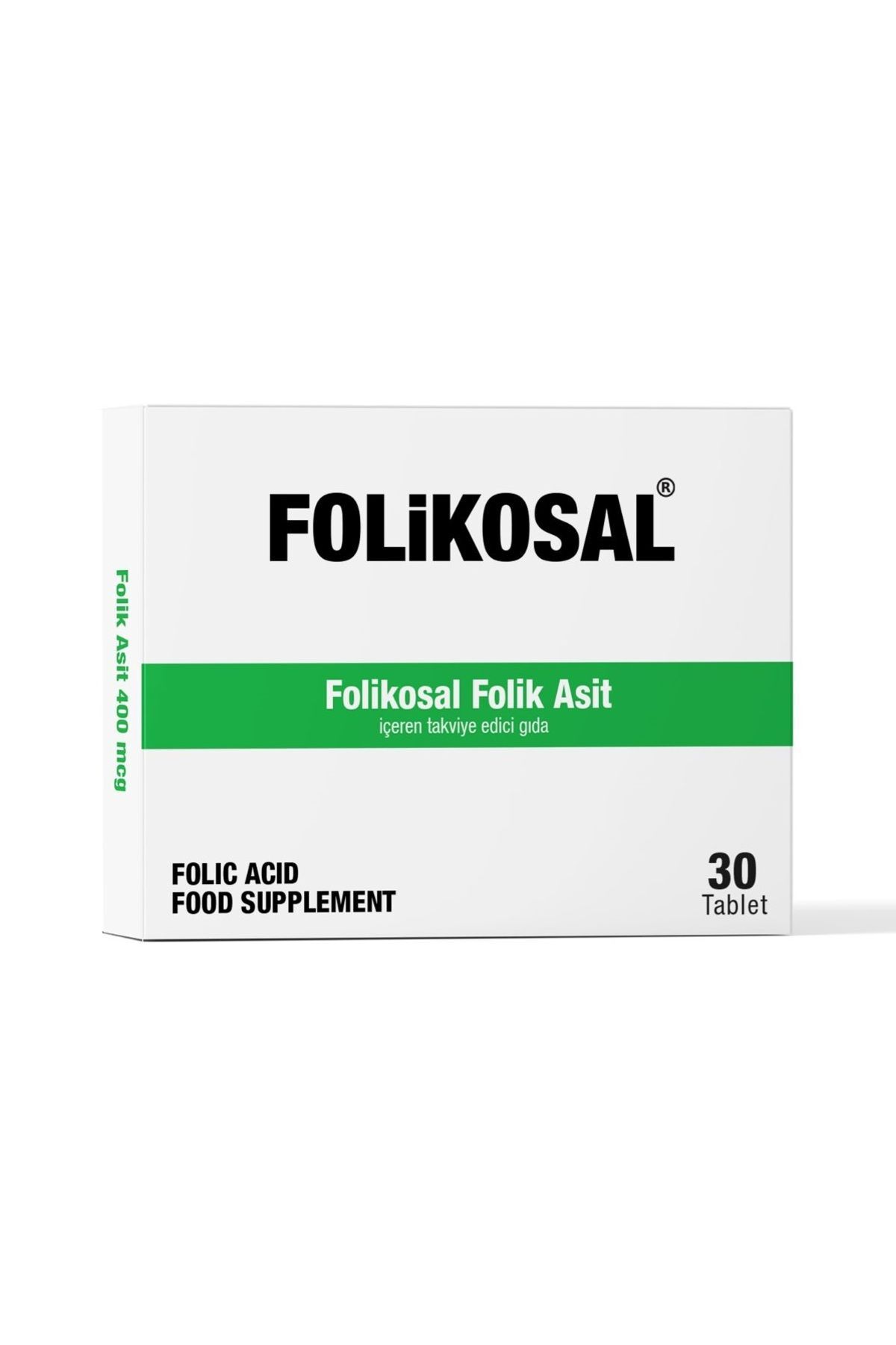 Folikosal Folik Asit 30 Tablet Saç Cilt Kırmızı Kan Takviye Edici Gıda ...
