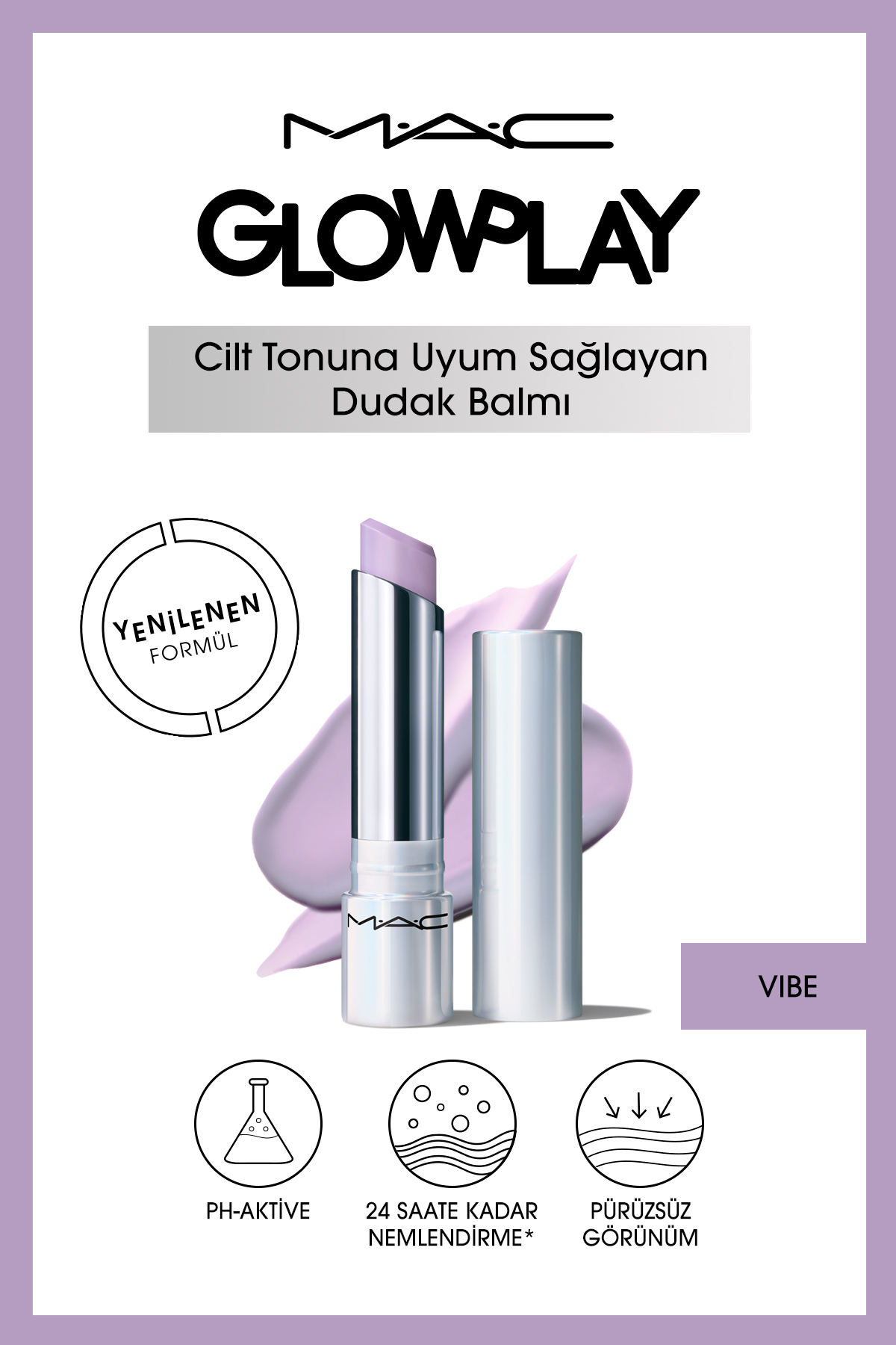 Mac Glow Play Nemlendirici Dudak Balmı - Vibe 3 G - Fiyatı, Yorumları