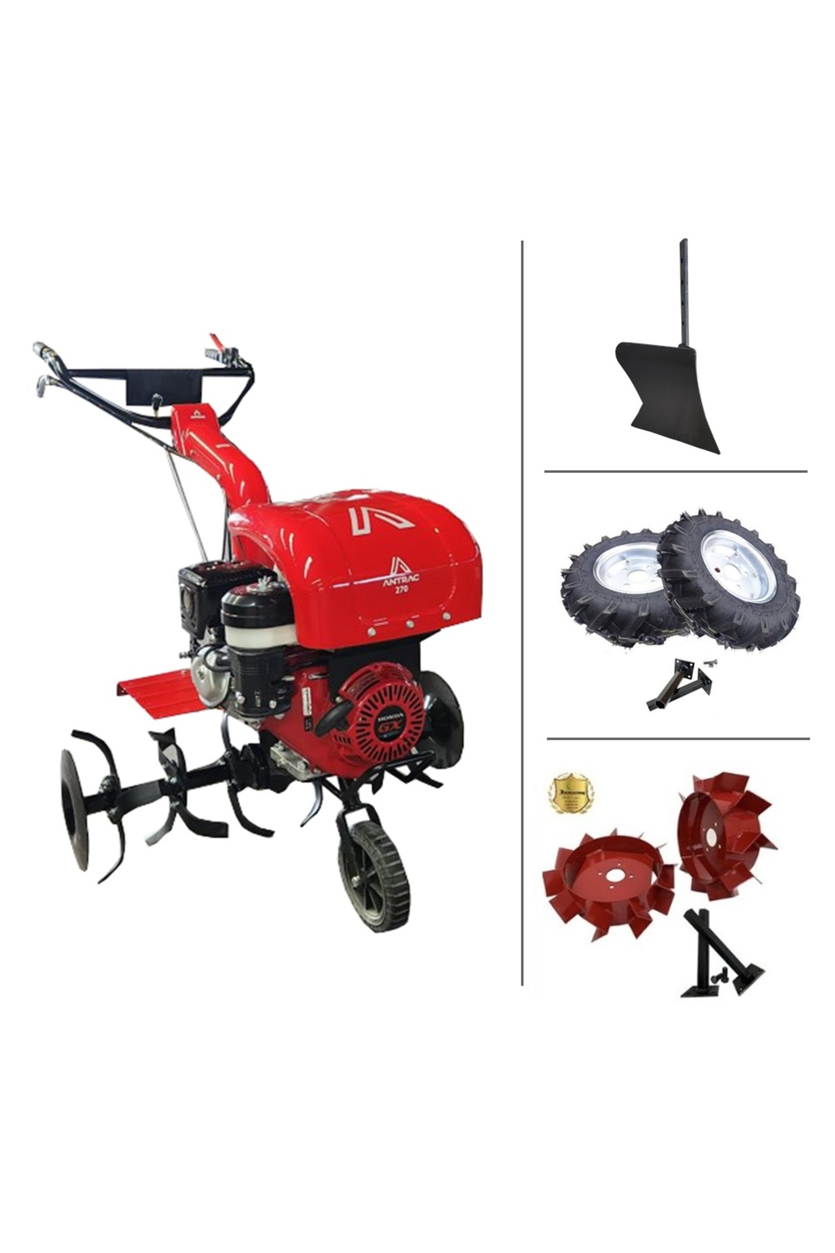 Antrac 270 Honda GX270 Motorlu 3+1 Vites Benzinli Çapa Makinesi (9HP ...