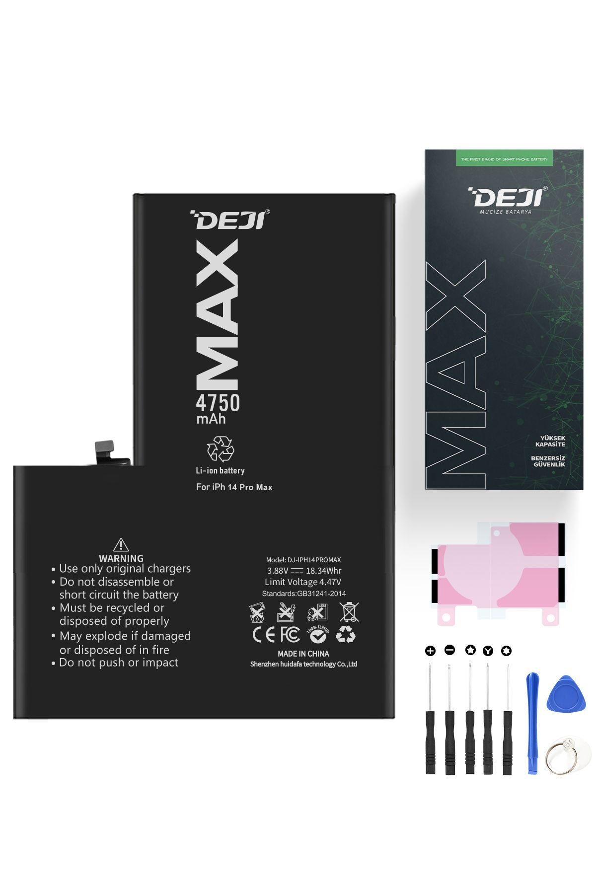 Deji iPhone 15 Pro Max Mucize Batarya Deji 4770mAh - Yüksek ...
