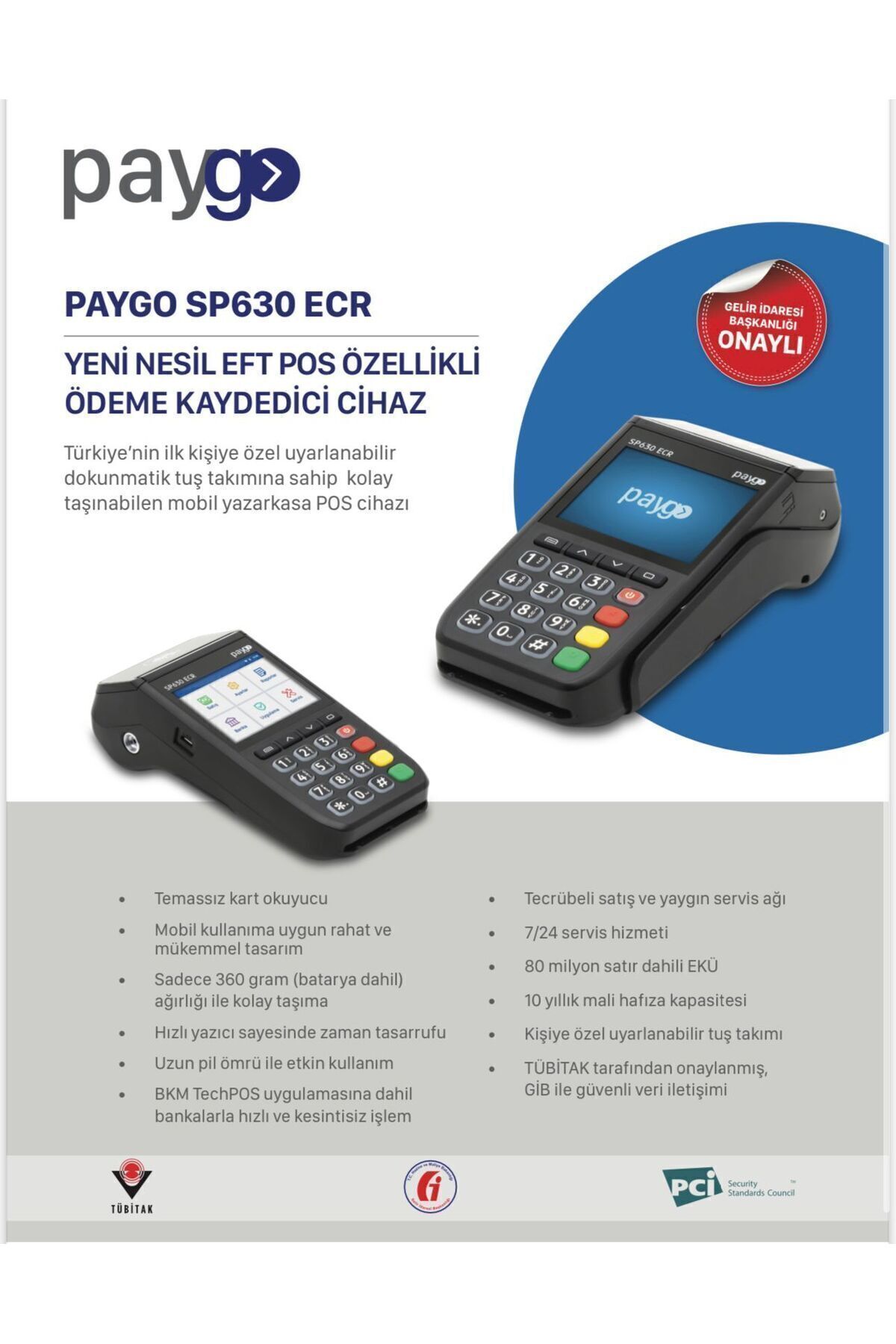 paygo Temassız , Dokunmatik Yazarkasa Pos Mobil - Fiyatı, Yorumları