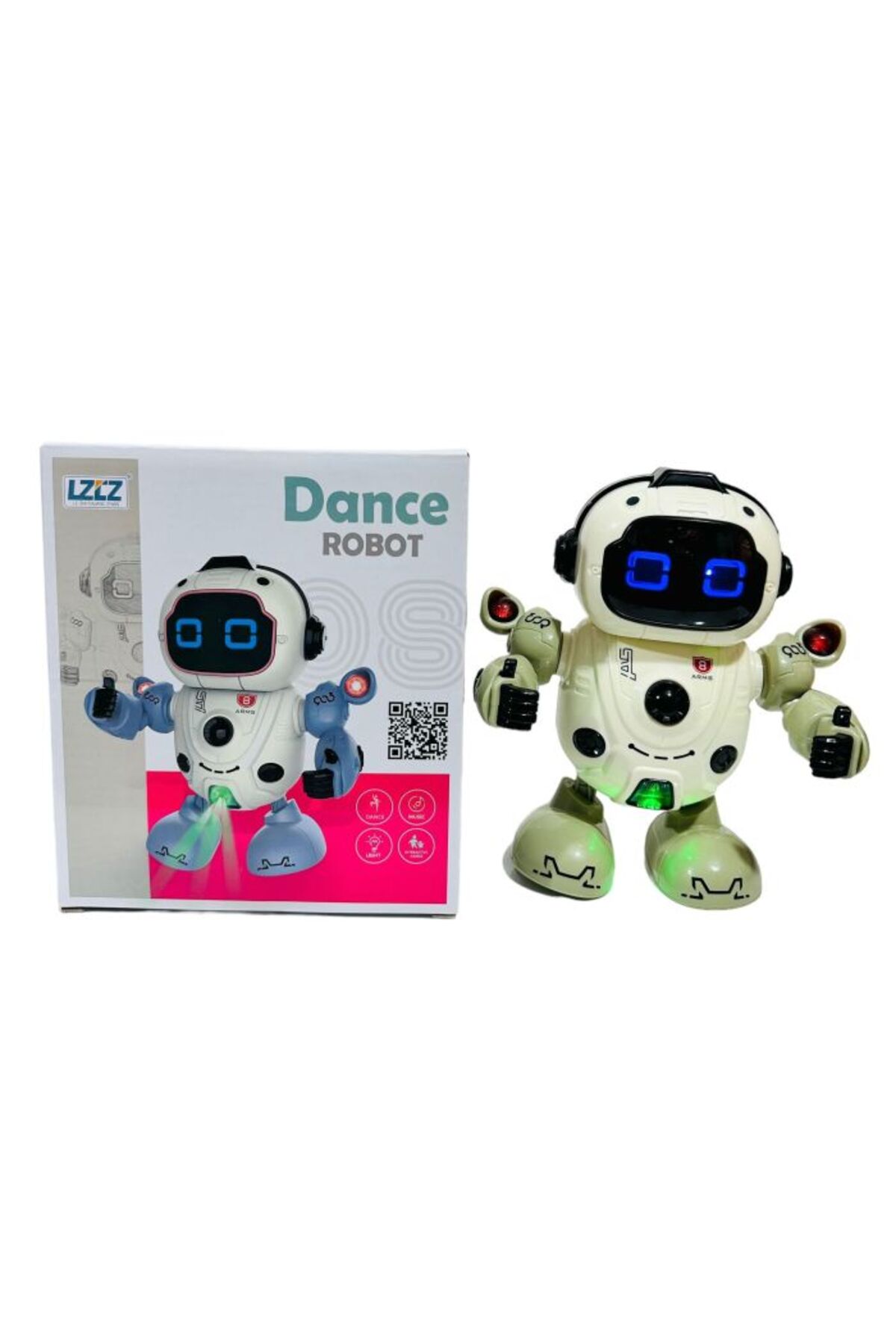 tmtoysandmore 5d Işıklı Ve Müzikli Dans Eden Sevimli Robot Fiyatı ...