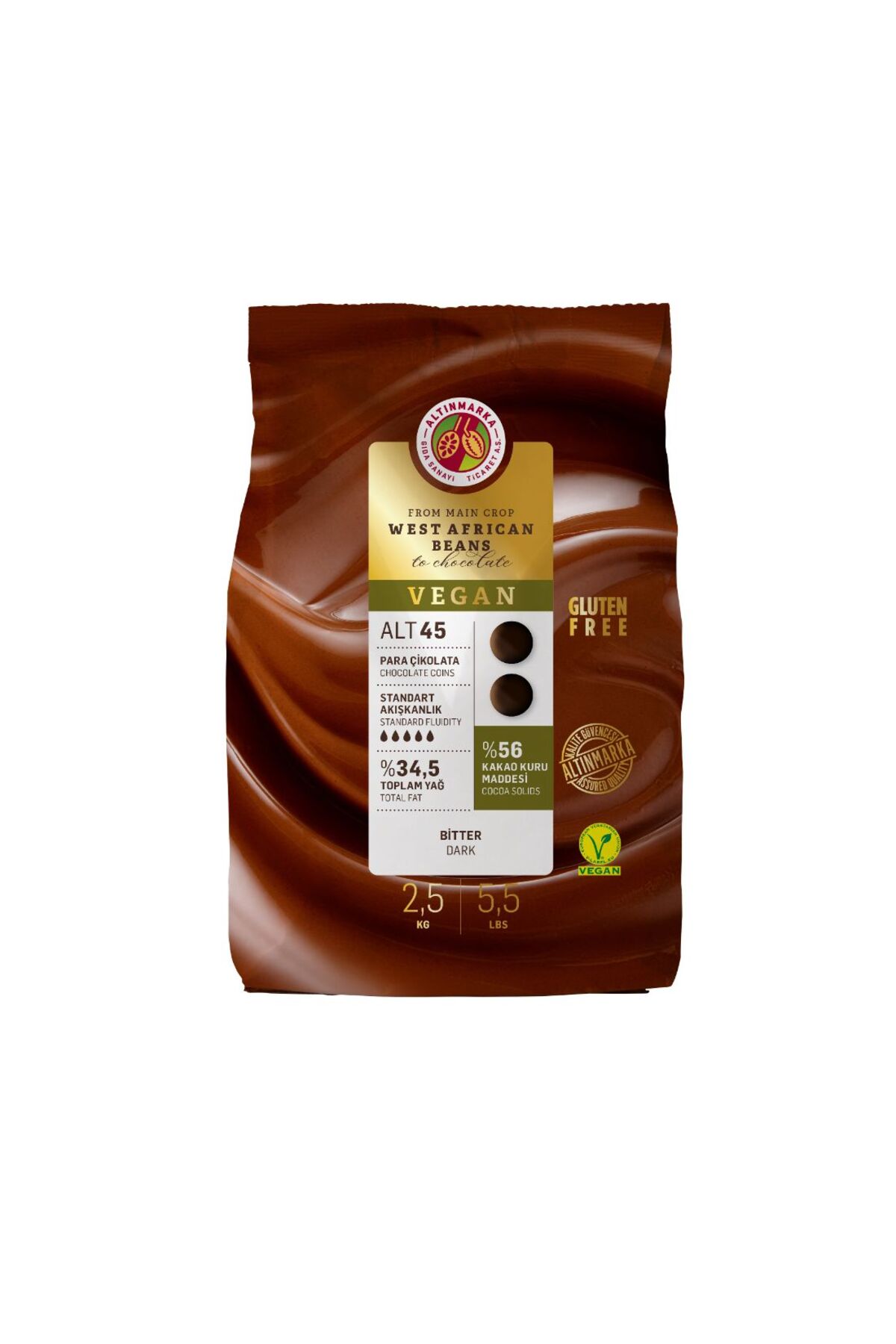 Altınmarka Alt45 Bitter Vegan Mini Para Çikolata 2.5kg Fiyatı ...