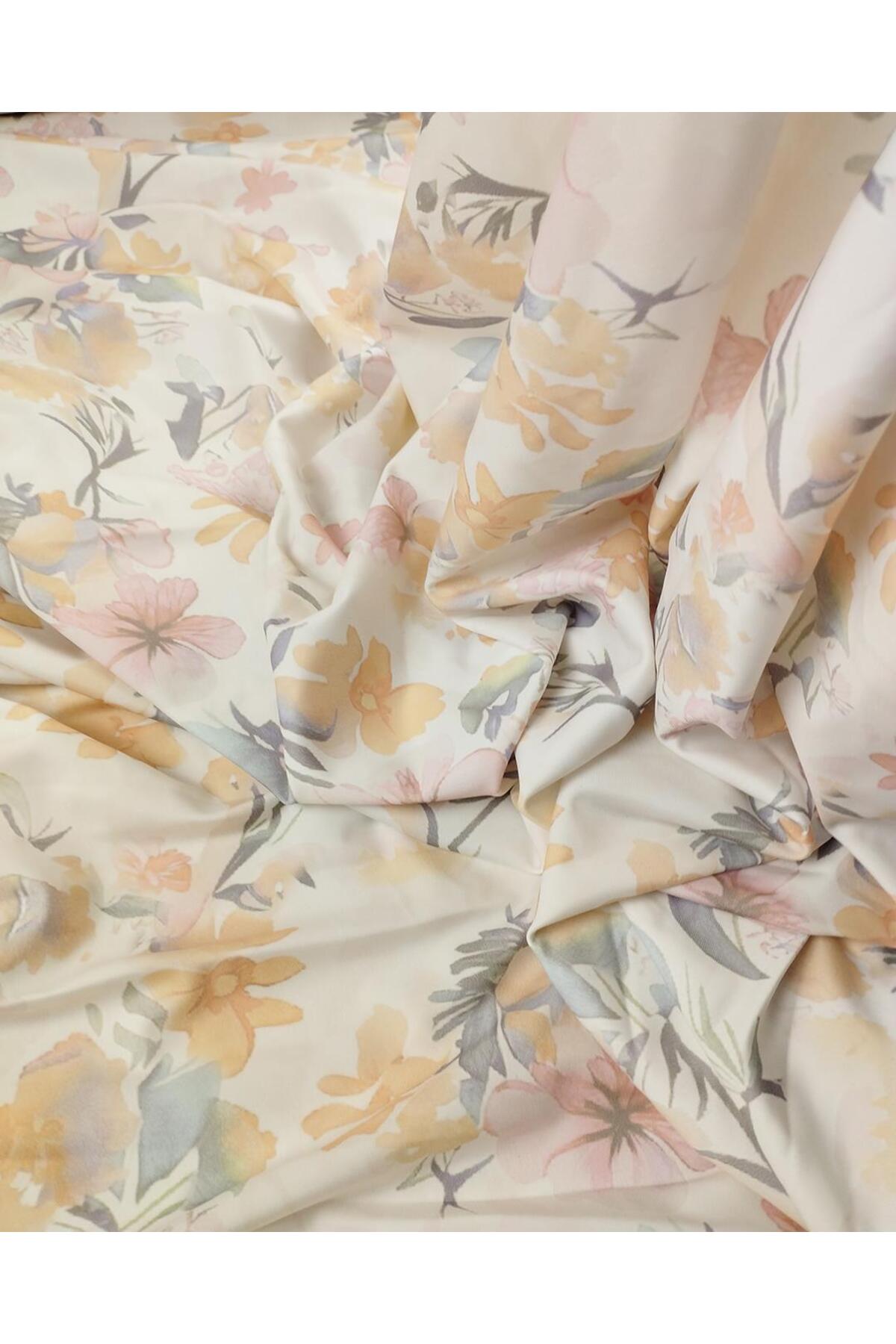 Kumaş Parça Harika Bir Jarse Pastel RenklerdeEn: 150 cm Fiyatı ...